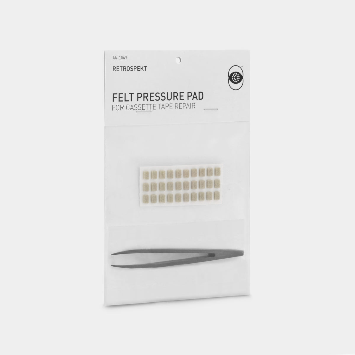 Replacement Felt Pressure Pads for Cassette Tape Repair (30 pieces)