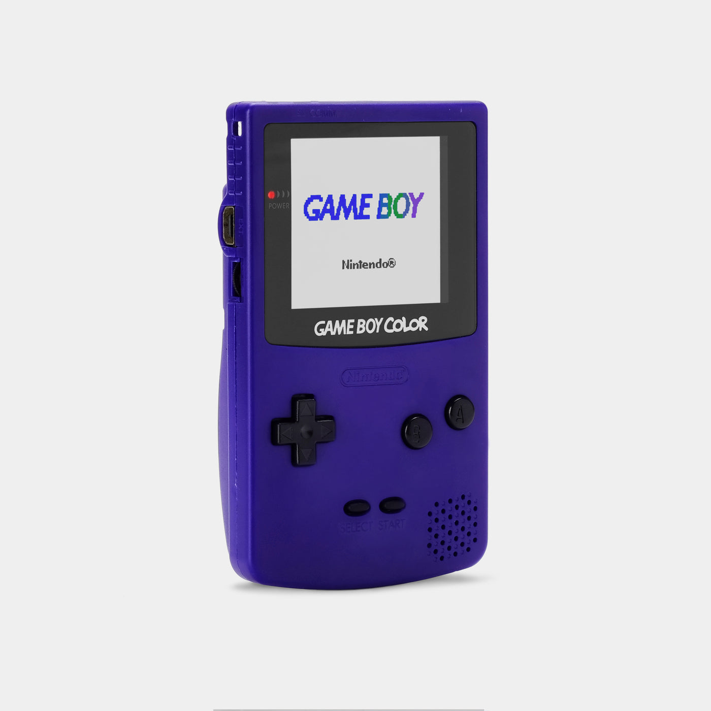 Nintendo Game Boy Color Purple Game Console With Backlit Screen