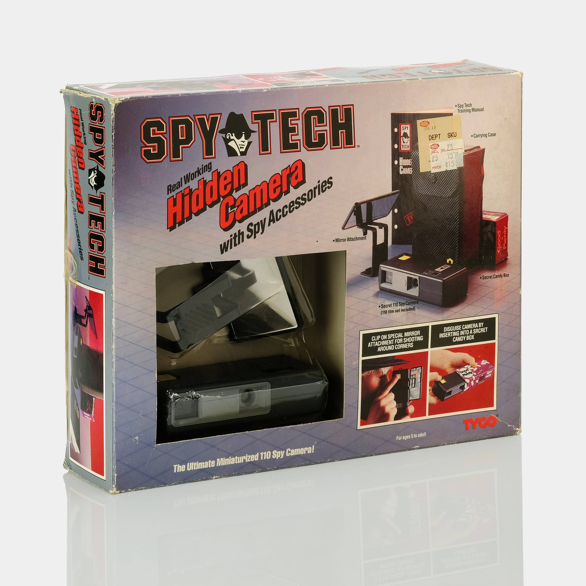 Spy Tech Real Working Hidden Camera 110 Film Camera with Spy Accessori