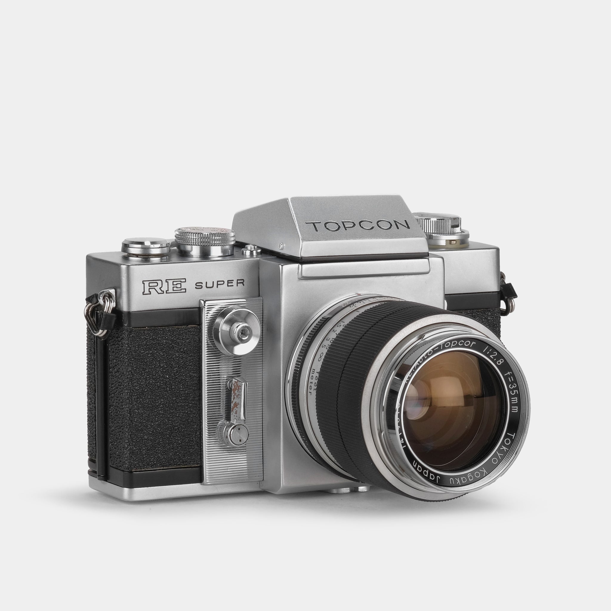 Topcon RE Super 35mm SLR Film Camera and Lens