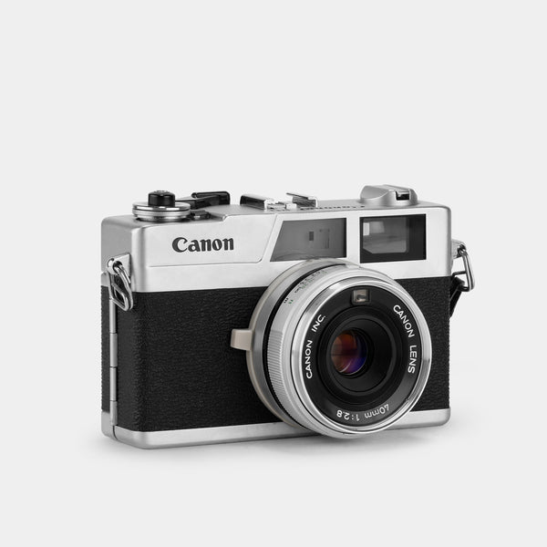 Canon Canonet 28 35mm Rangefinder Film Camera with Canolite D Flash
