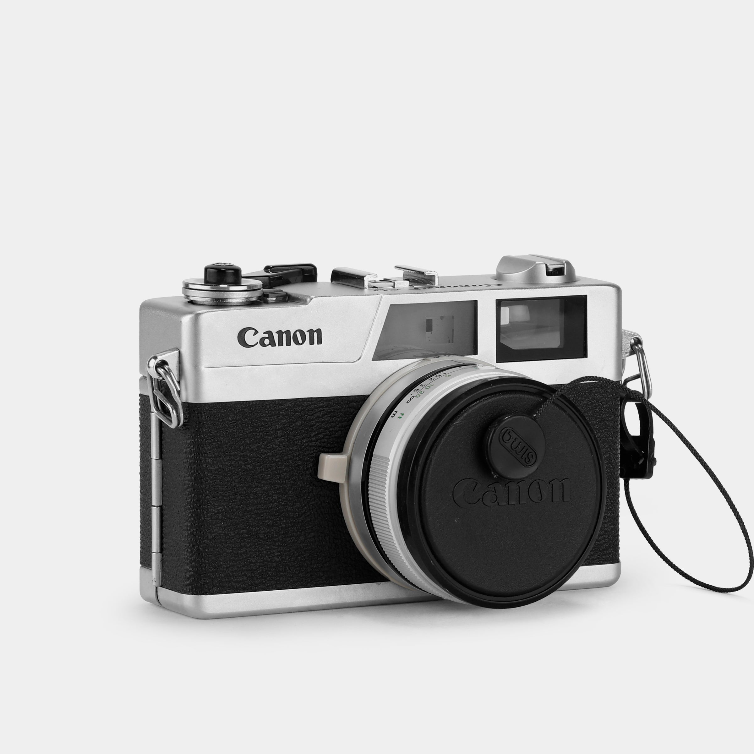 Canon Canonet 28 35mm Rangefinder Film Camera with Canolite D Flash