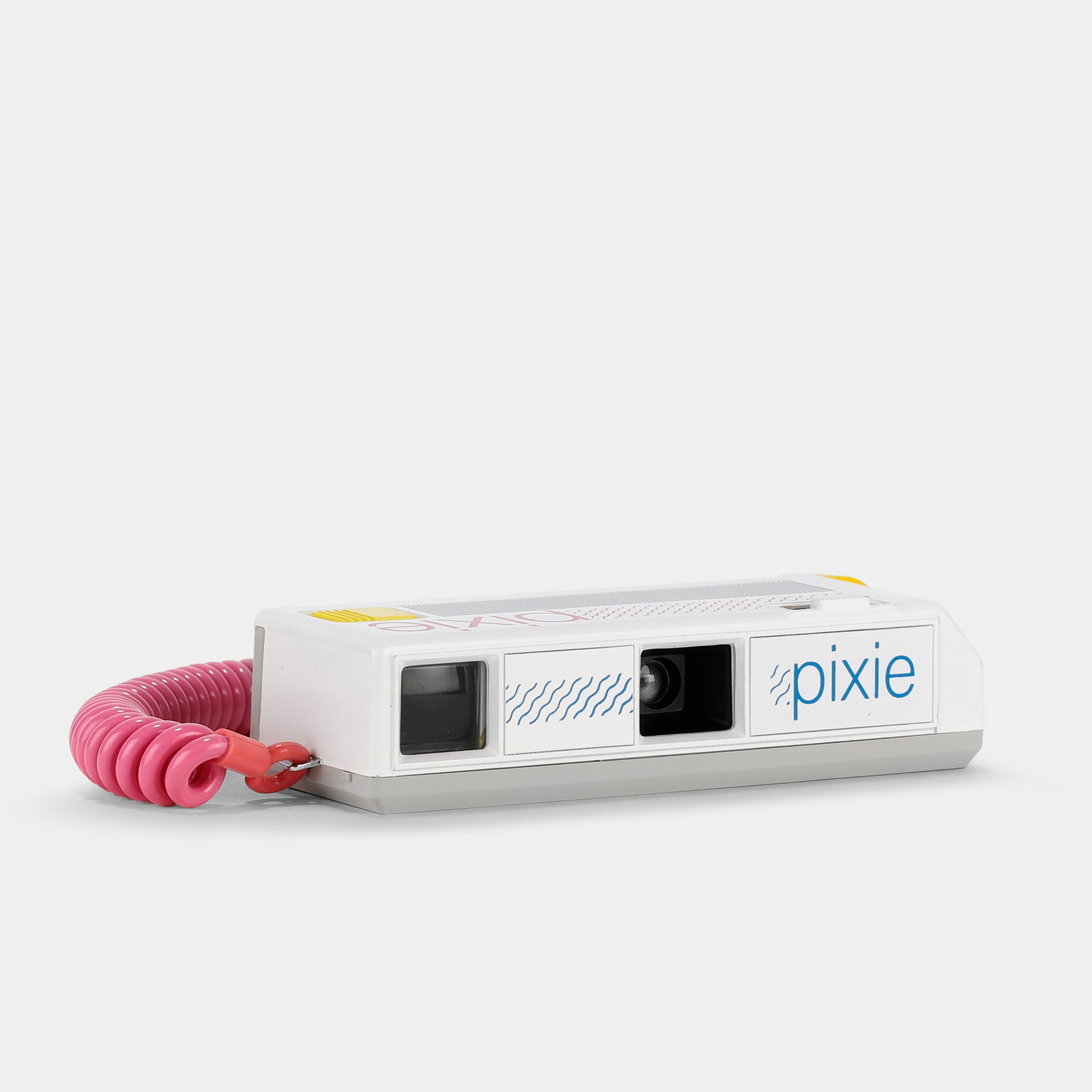 Ansco Pixie White/Pink 110 Format Film Camera and Keychain
