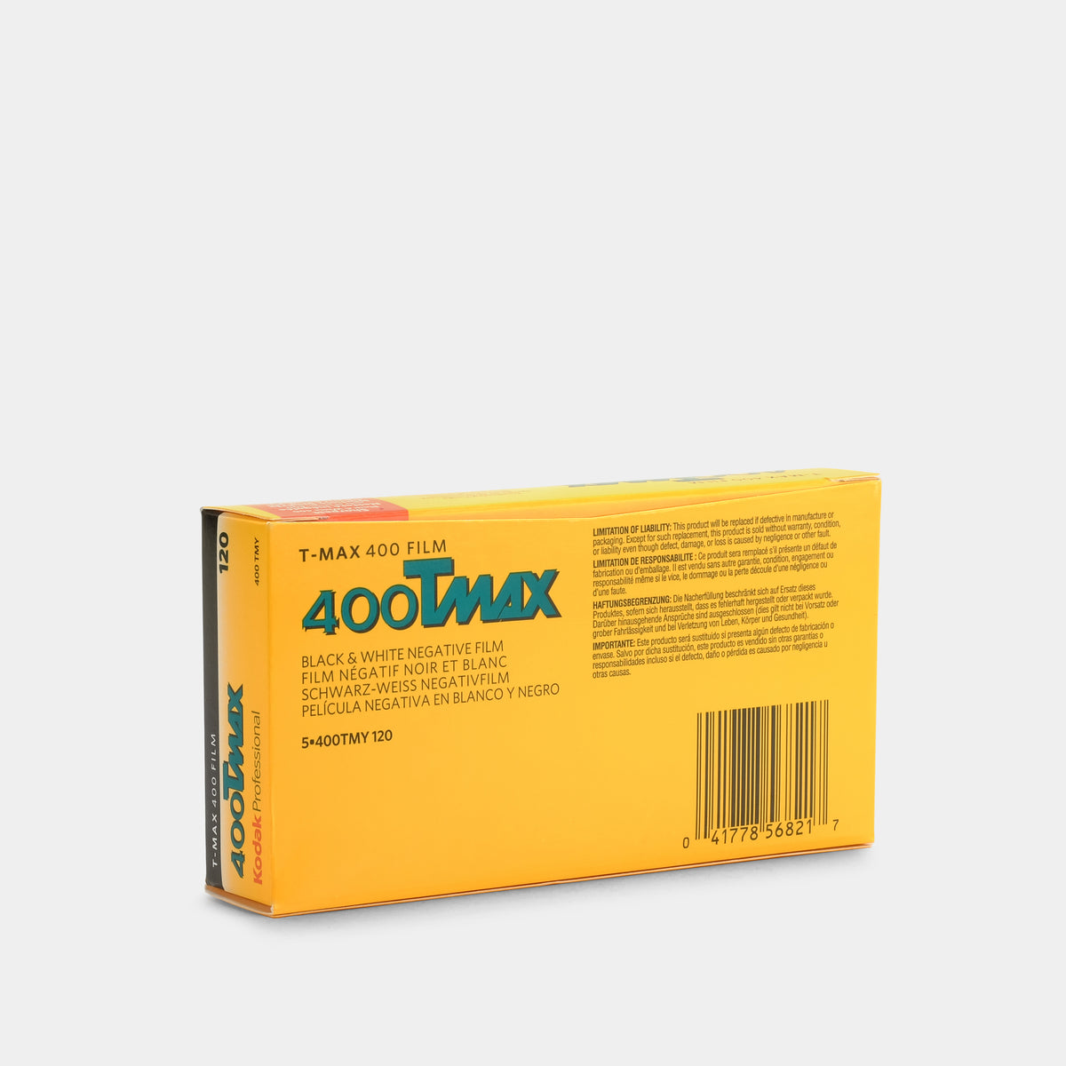 Kodak Professional T-MAX 400 Black and White 120 Film - 5 Pack