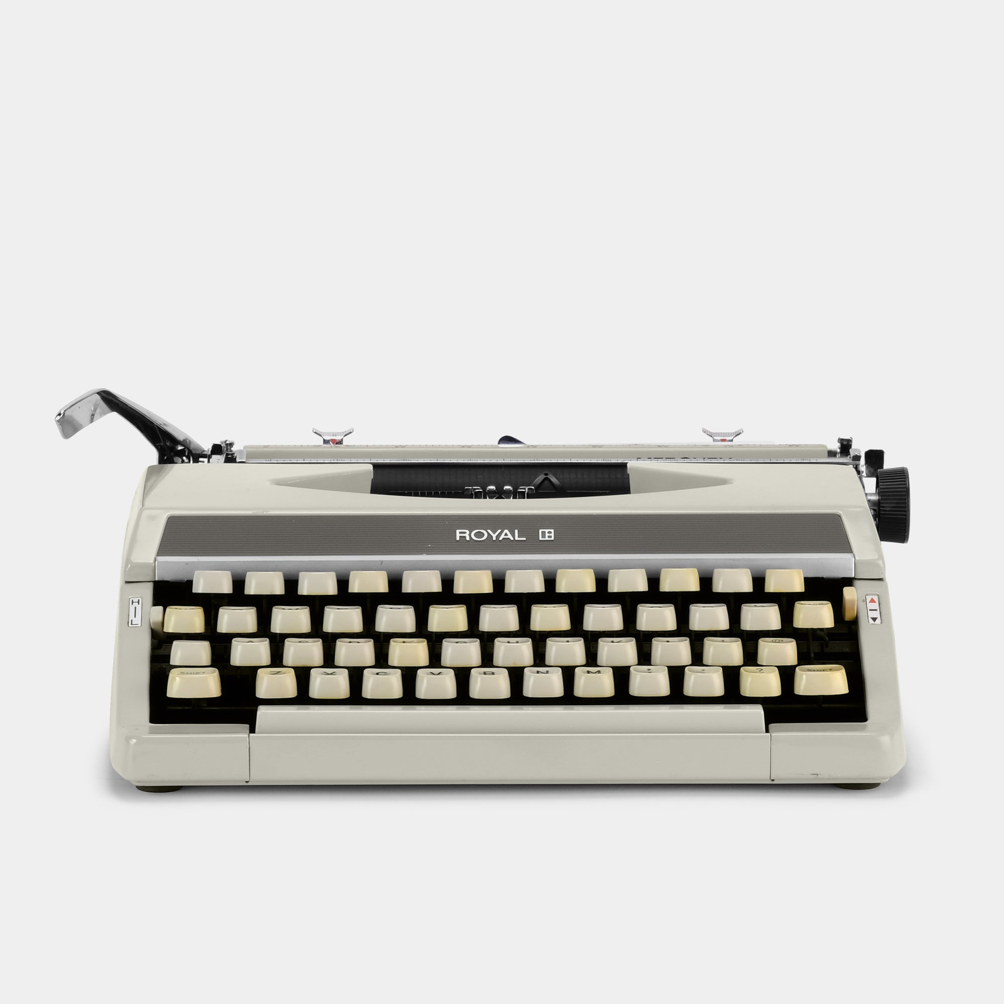 Royal Mercury Beige Manual Typewriter and Case