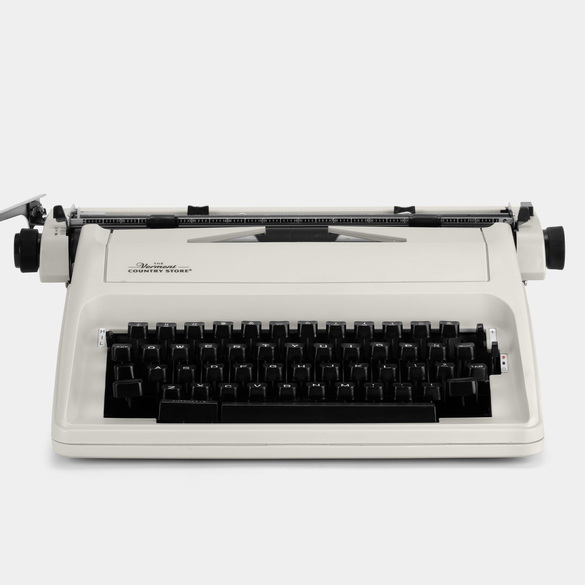 The Vermont Country Store Cream Manual Typewriter and Case
