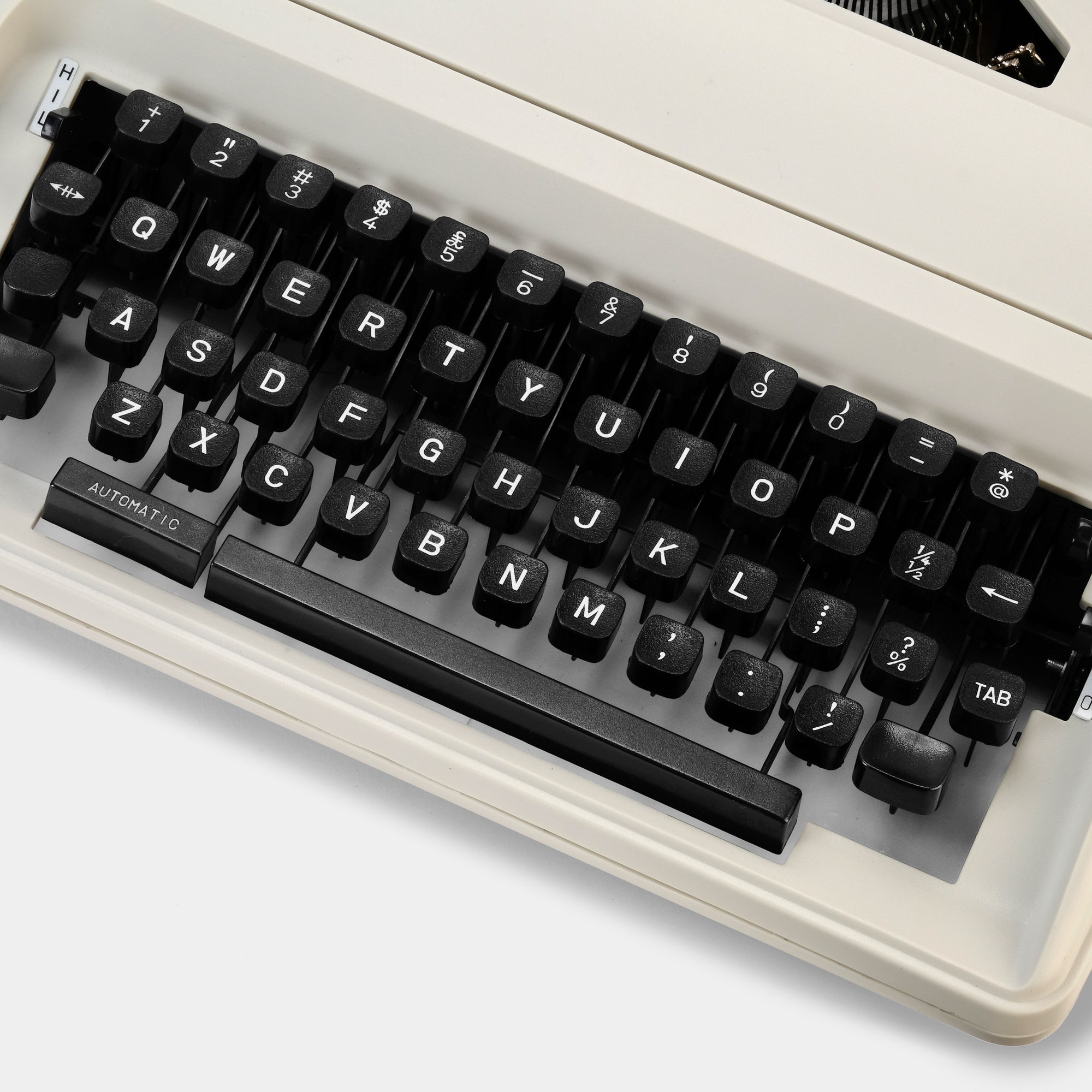 The Vermont Country Store Cream Manual Typewriter and Case