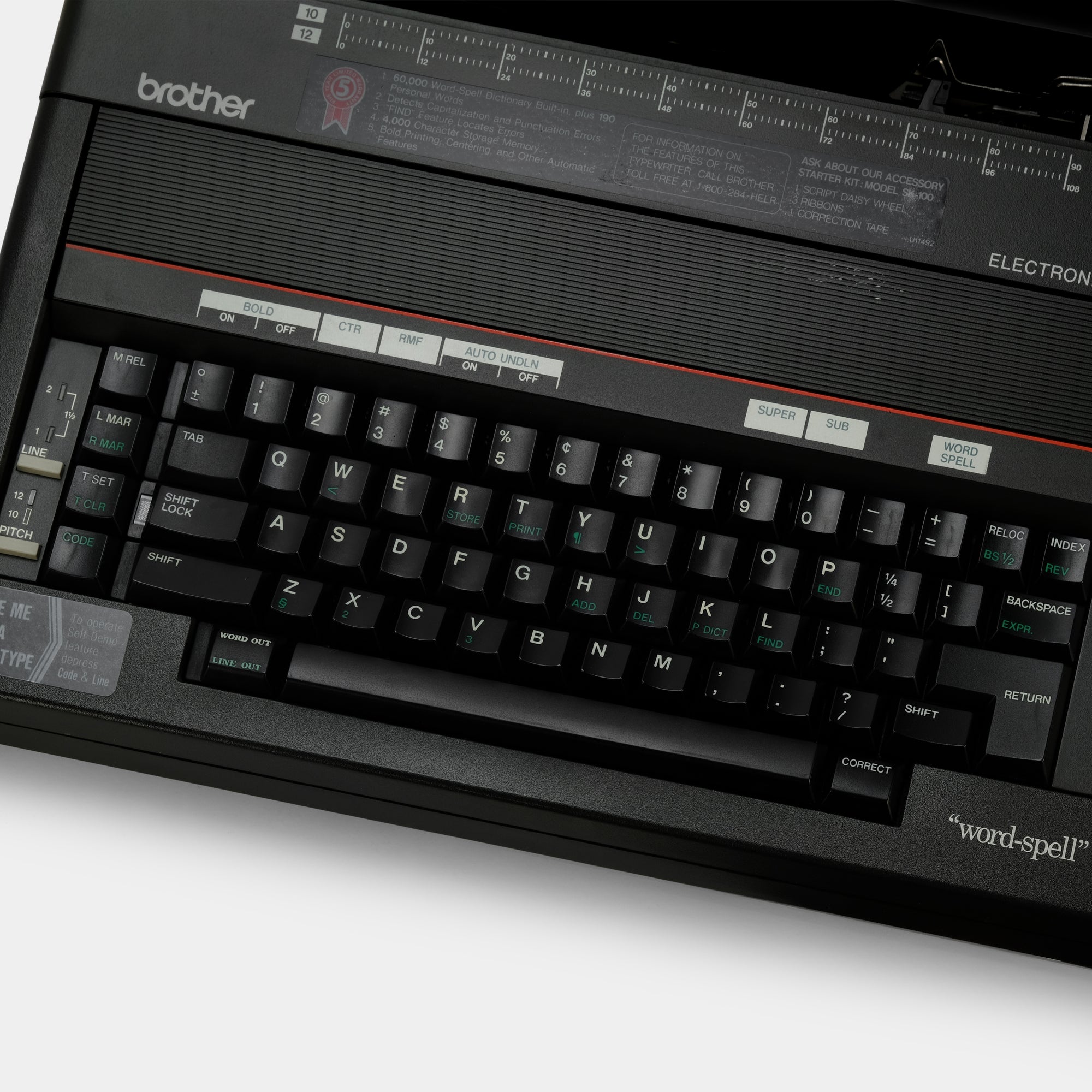 Brother AX-24 Electronic Typewriter