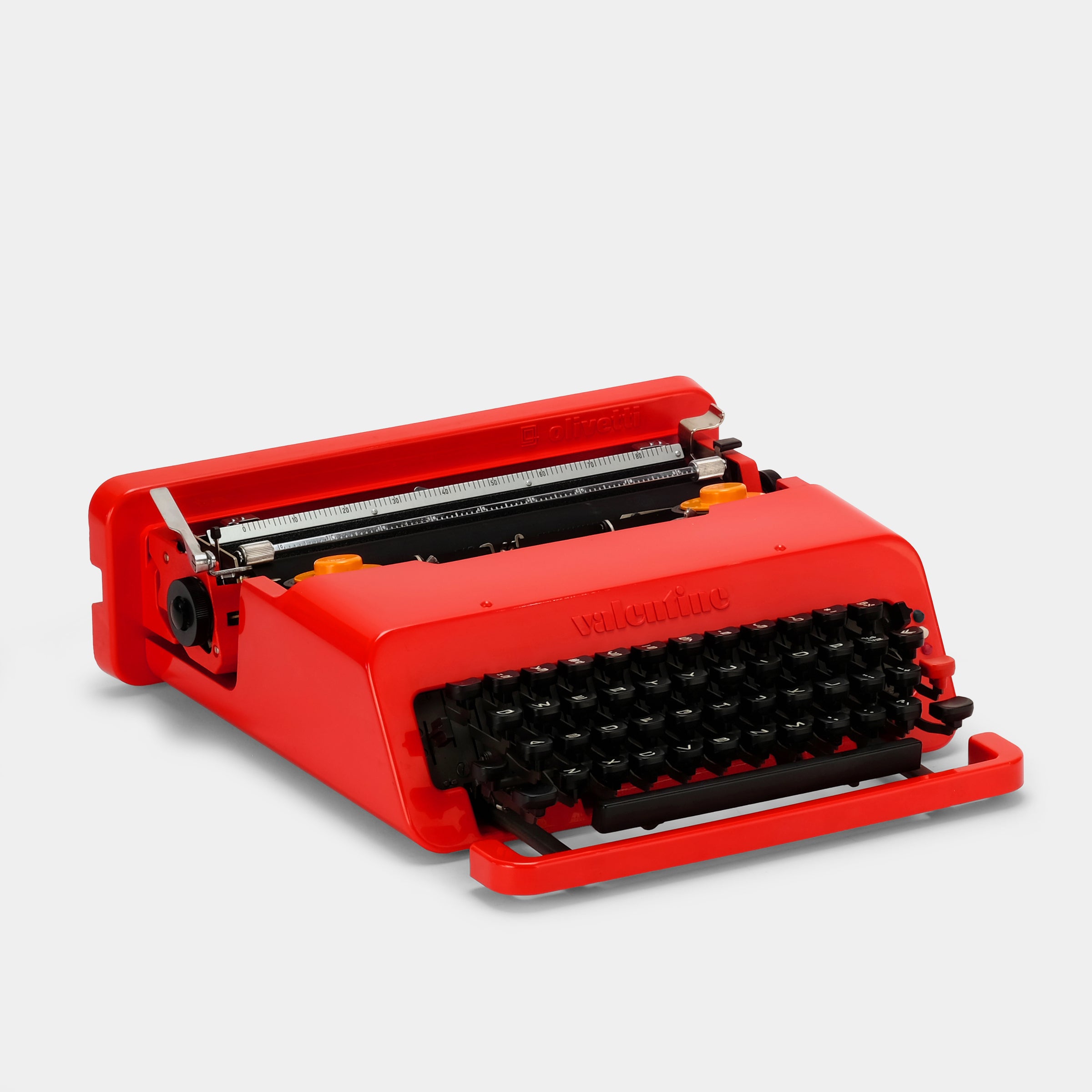 Olivetti Valentine Red Manual Typewriter with Case