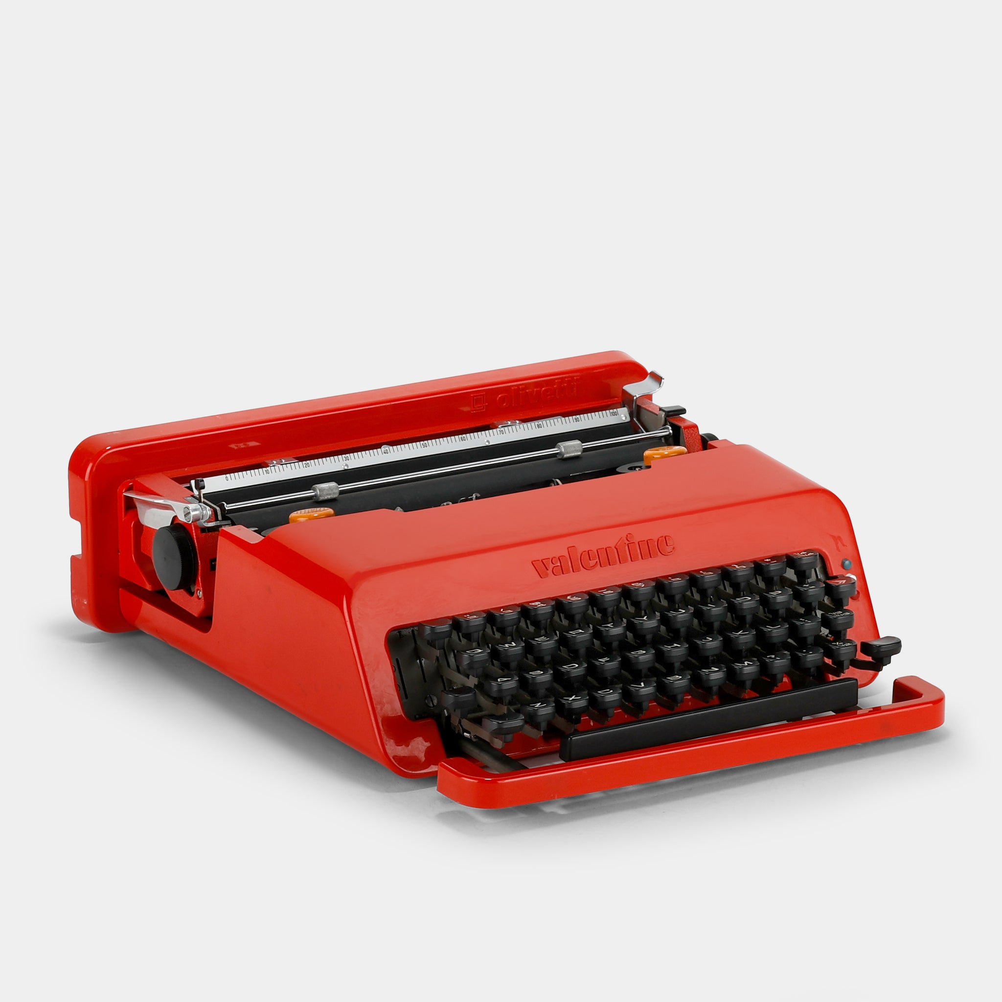 Olivetti Valentine Red Manual Typewriter and Case