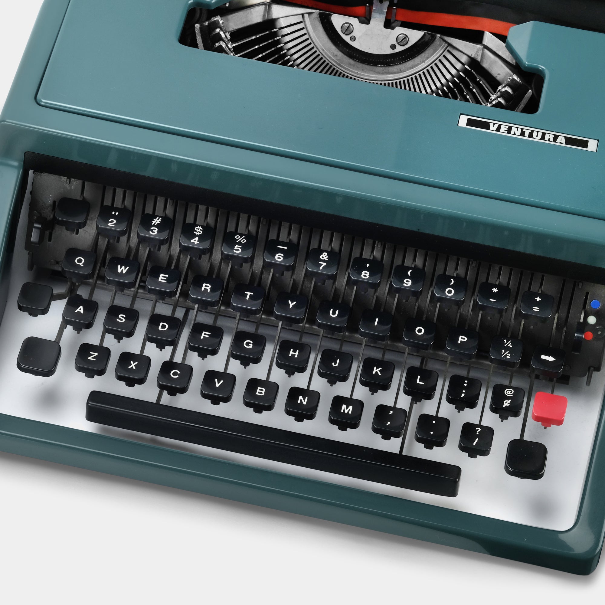 Olivetti Ventura Teal Manual Typewriter and Case