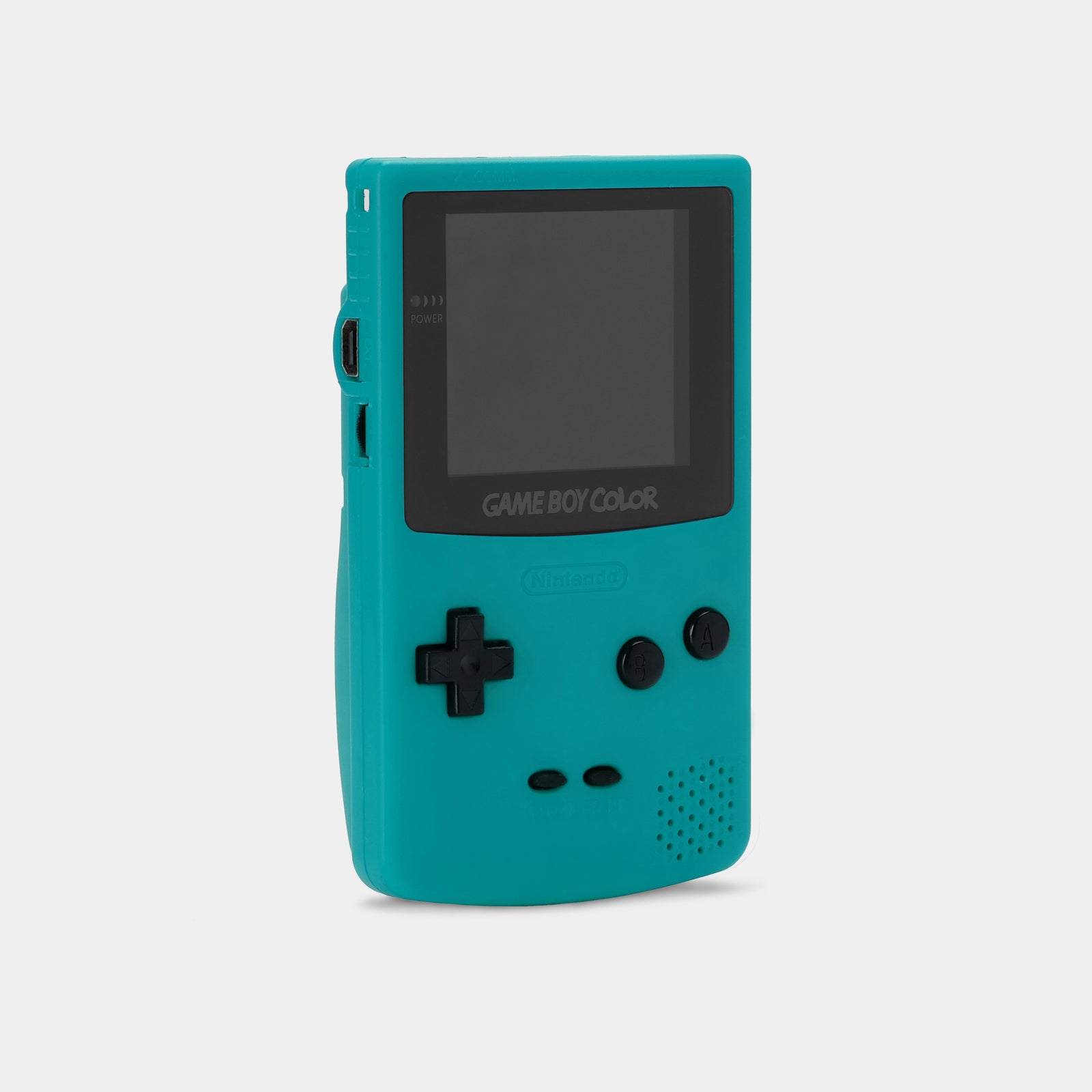 Nintendo Game Boy Color Teal Game Console With Backlit Screen