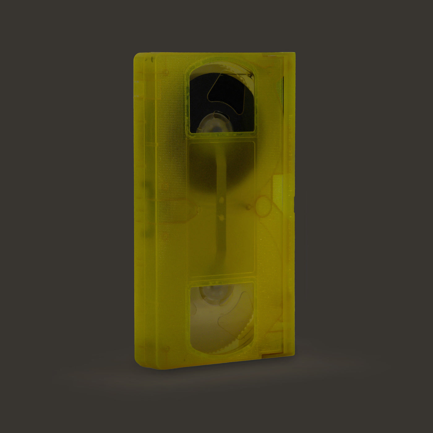 Orange Glow-In-The-Dark Blank T-130 VHS Tape