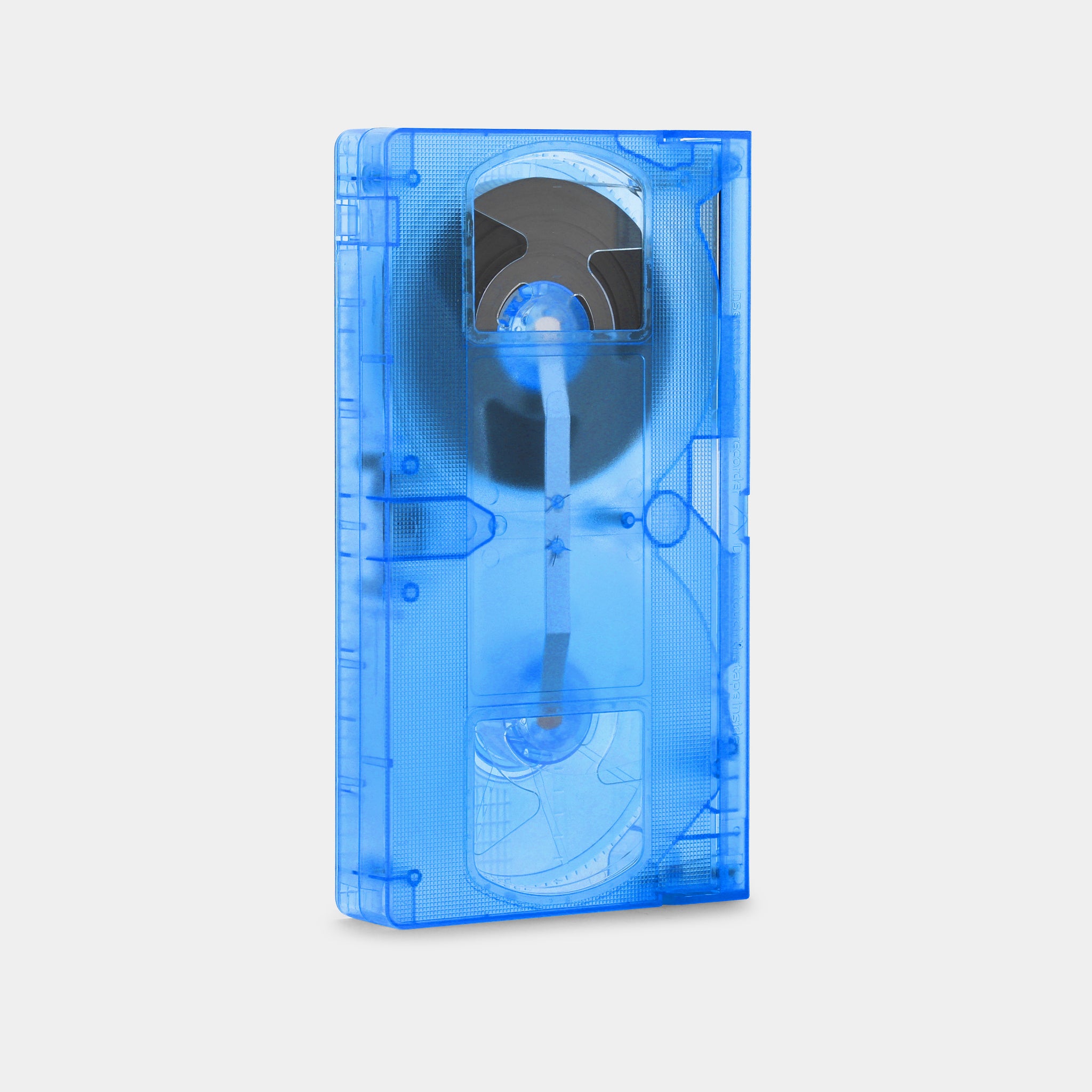 Transparent Blue Blank T-130 VHS Tape