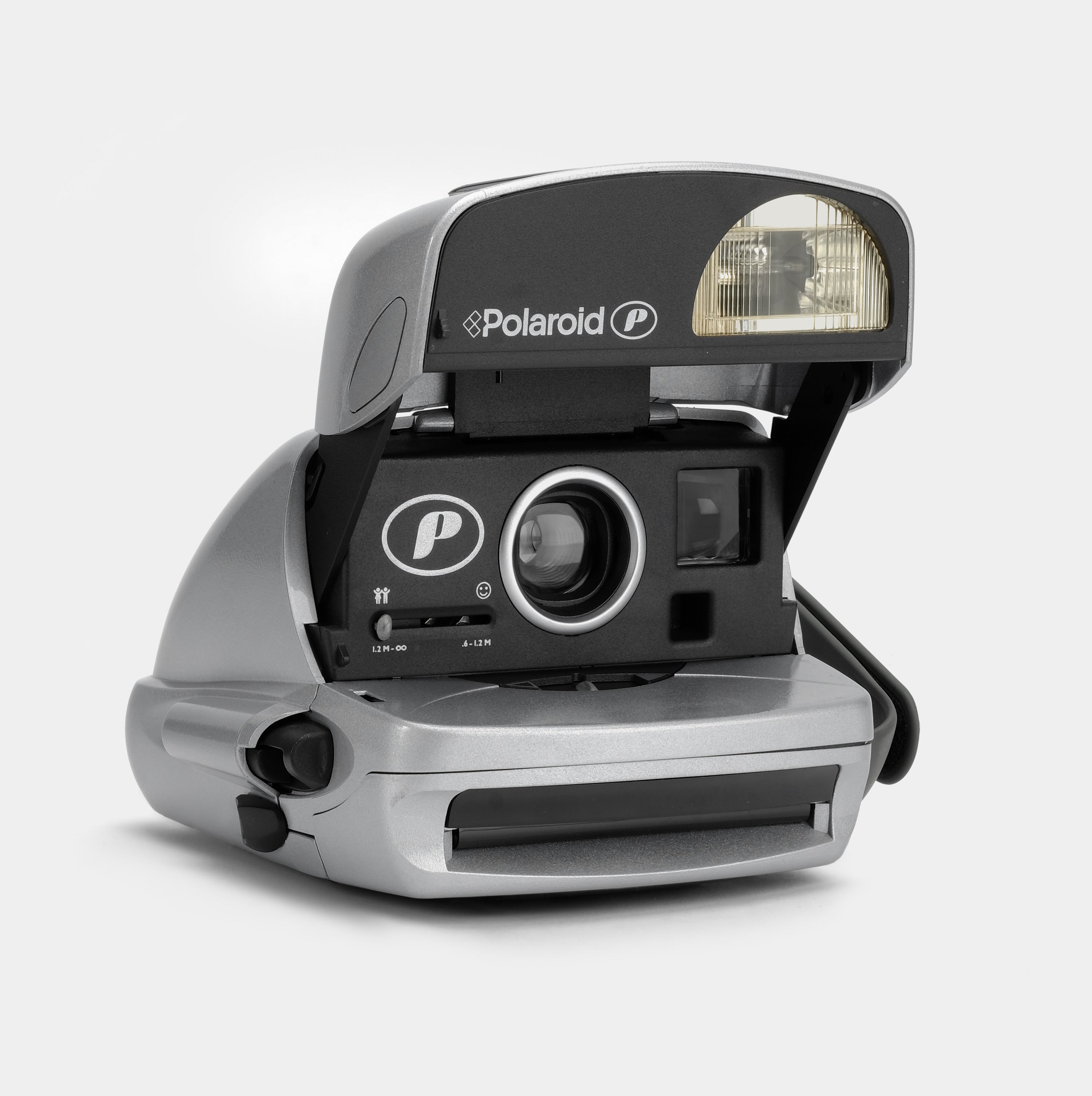 Polaroid 600 Express "P" Plus Silver Instant Film Camera