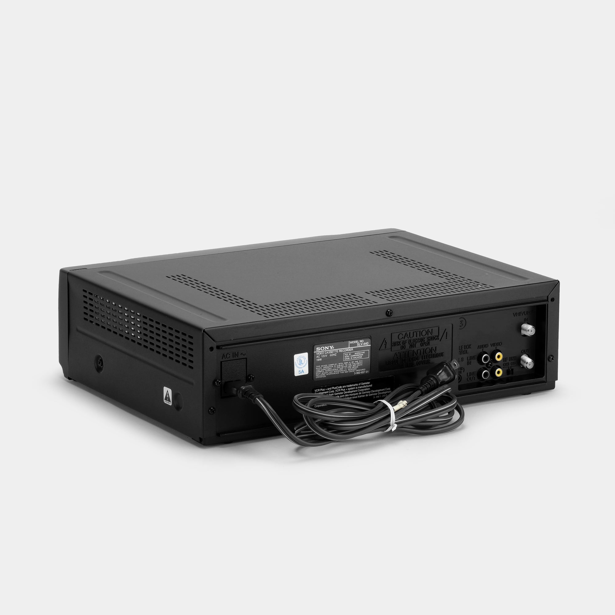 Sony SLV-440 VCR VHS Player