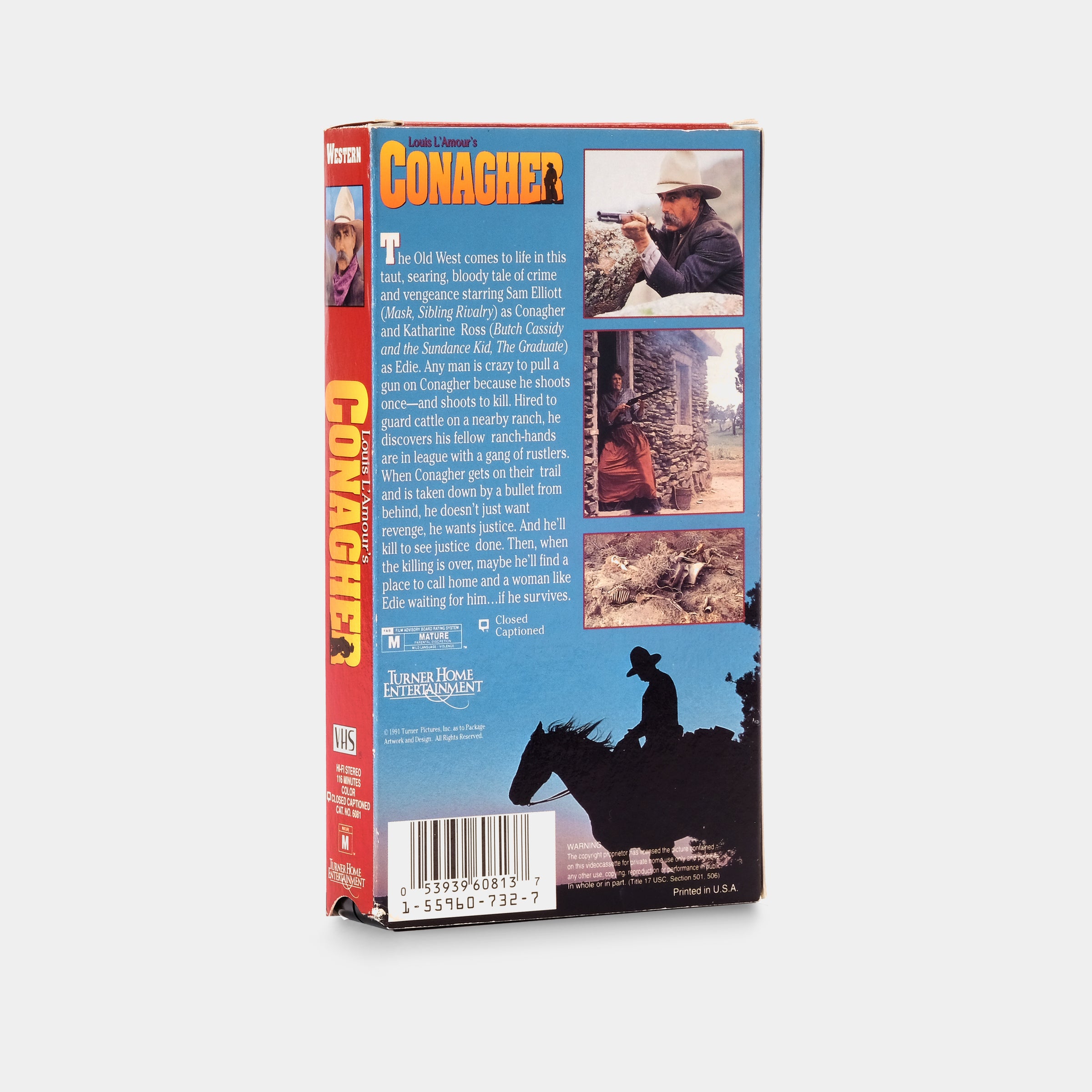 Conagher VHS Tape
