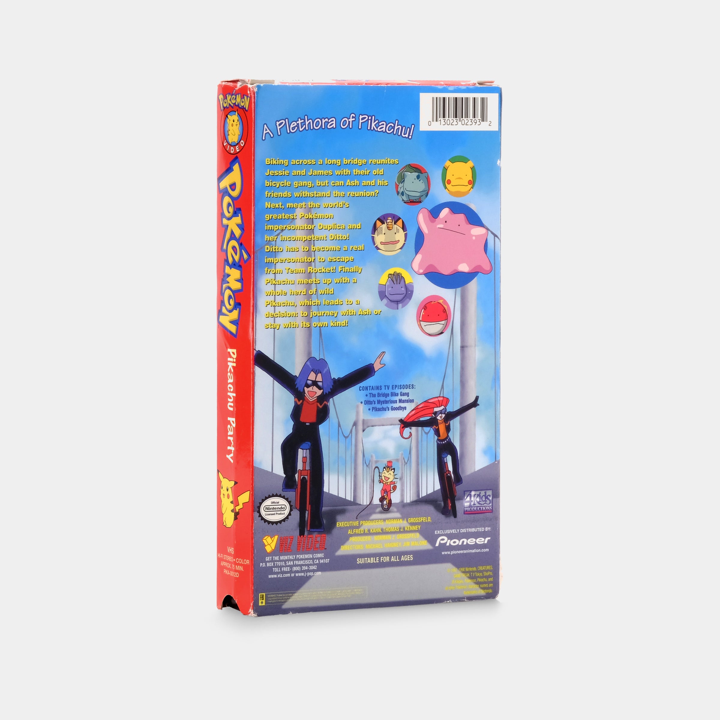 Pokémon: Pikachu Party VHS Tape