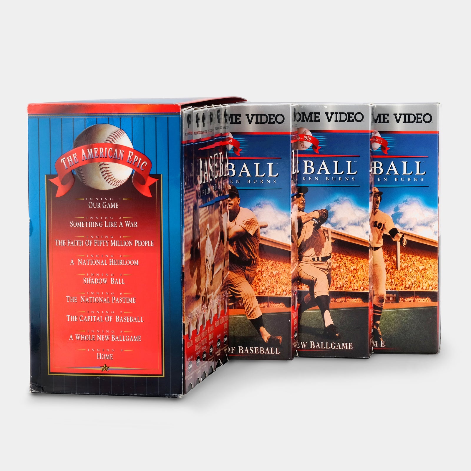 Baseball: A Film By Ken Burns 9-VHS Tape Set