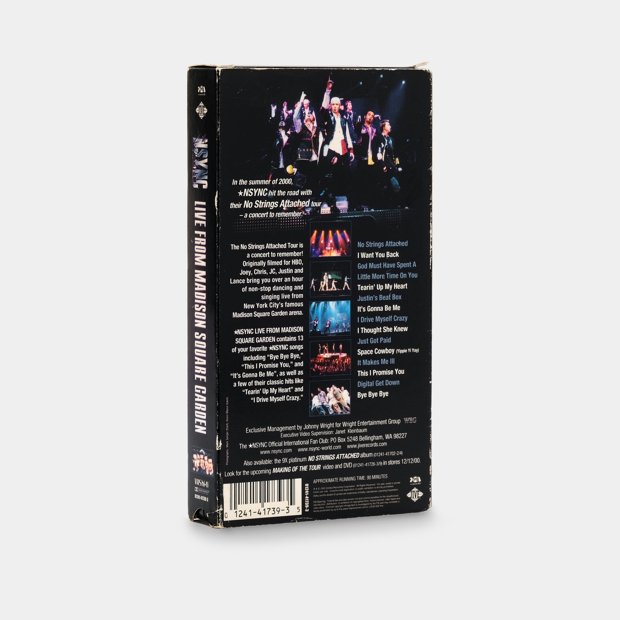 'N Sync: Live from Madison Square Garden VHS Tape