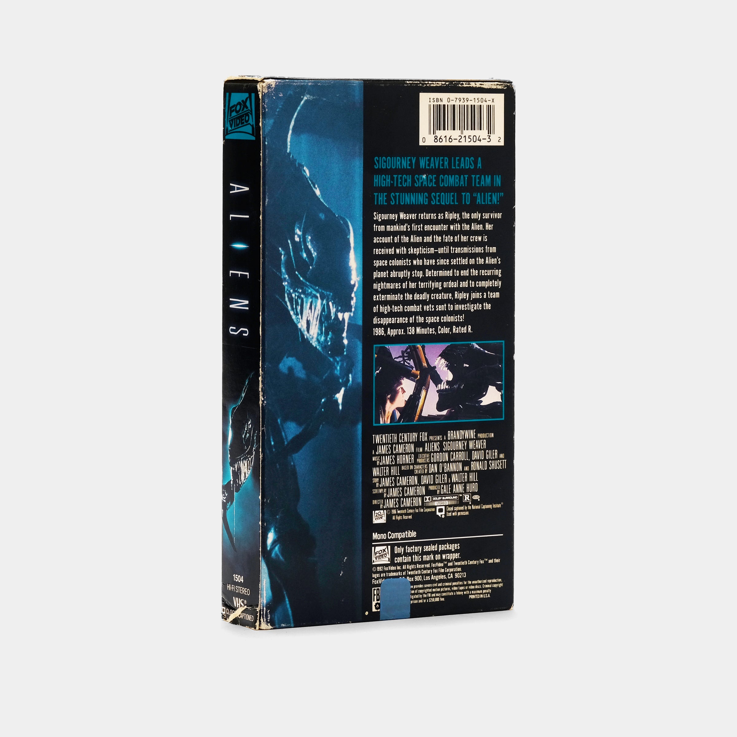 Aliens VHS Tape