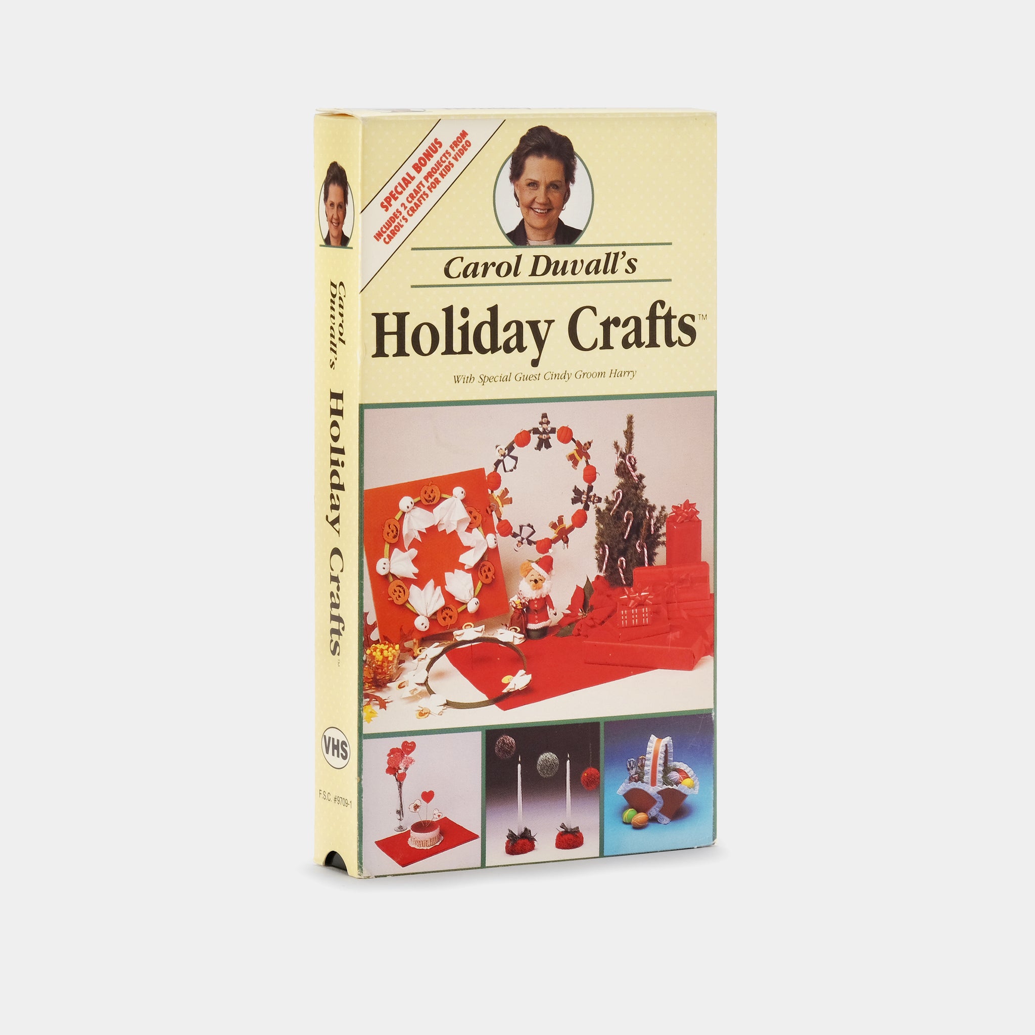 Carol Duvall's Holiday Crafts VHS Tape