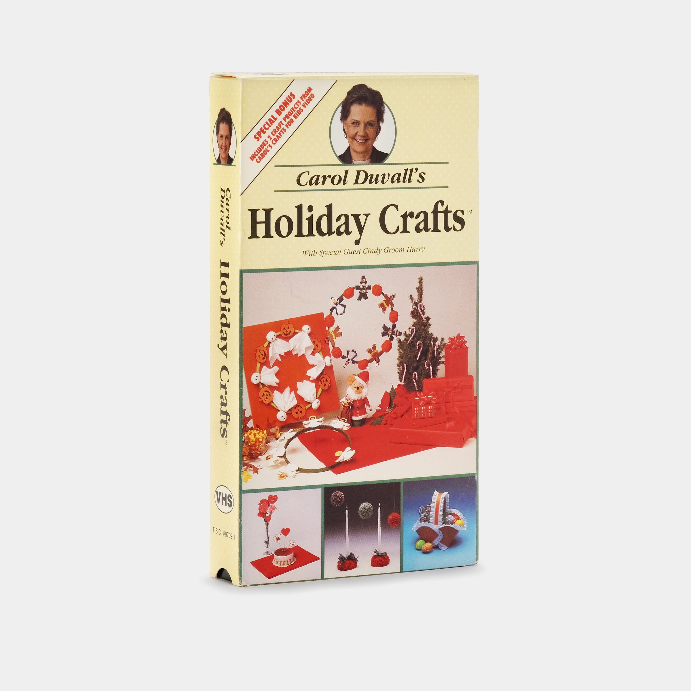 Carol Duvall's Holiday Crafts VHS Tape