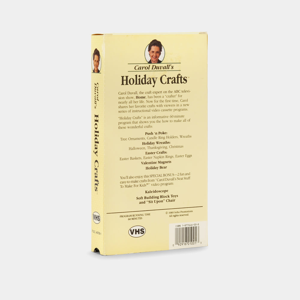 Carol Duvall's Holiday Crafts VHS Tape