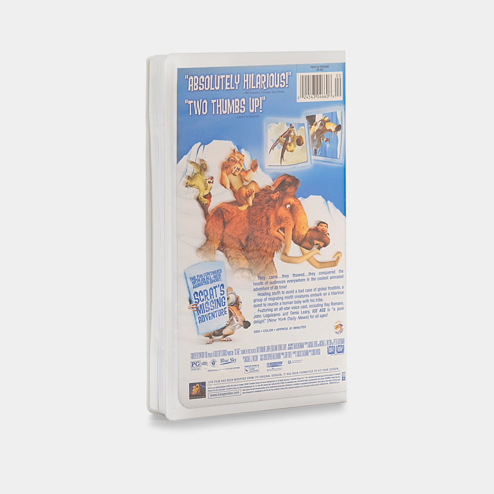 Ice Age VHS Tape