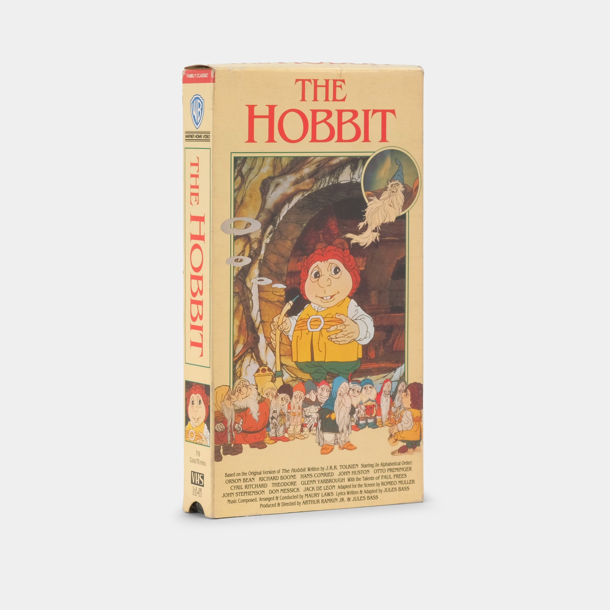 The Hobbit (Animated) VHS Tape