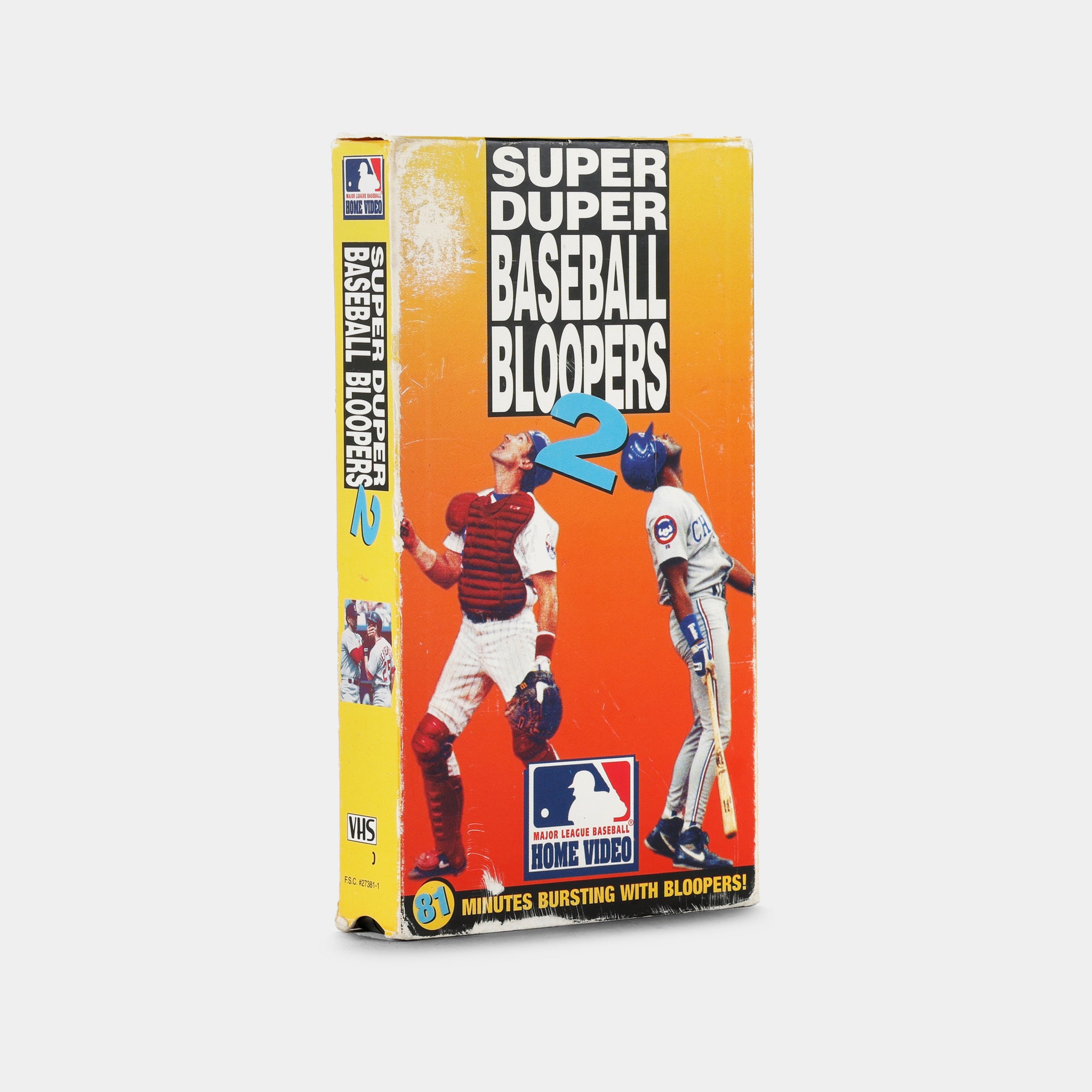 Super Duper Baseball Bloopers 2 VHS Tape