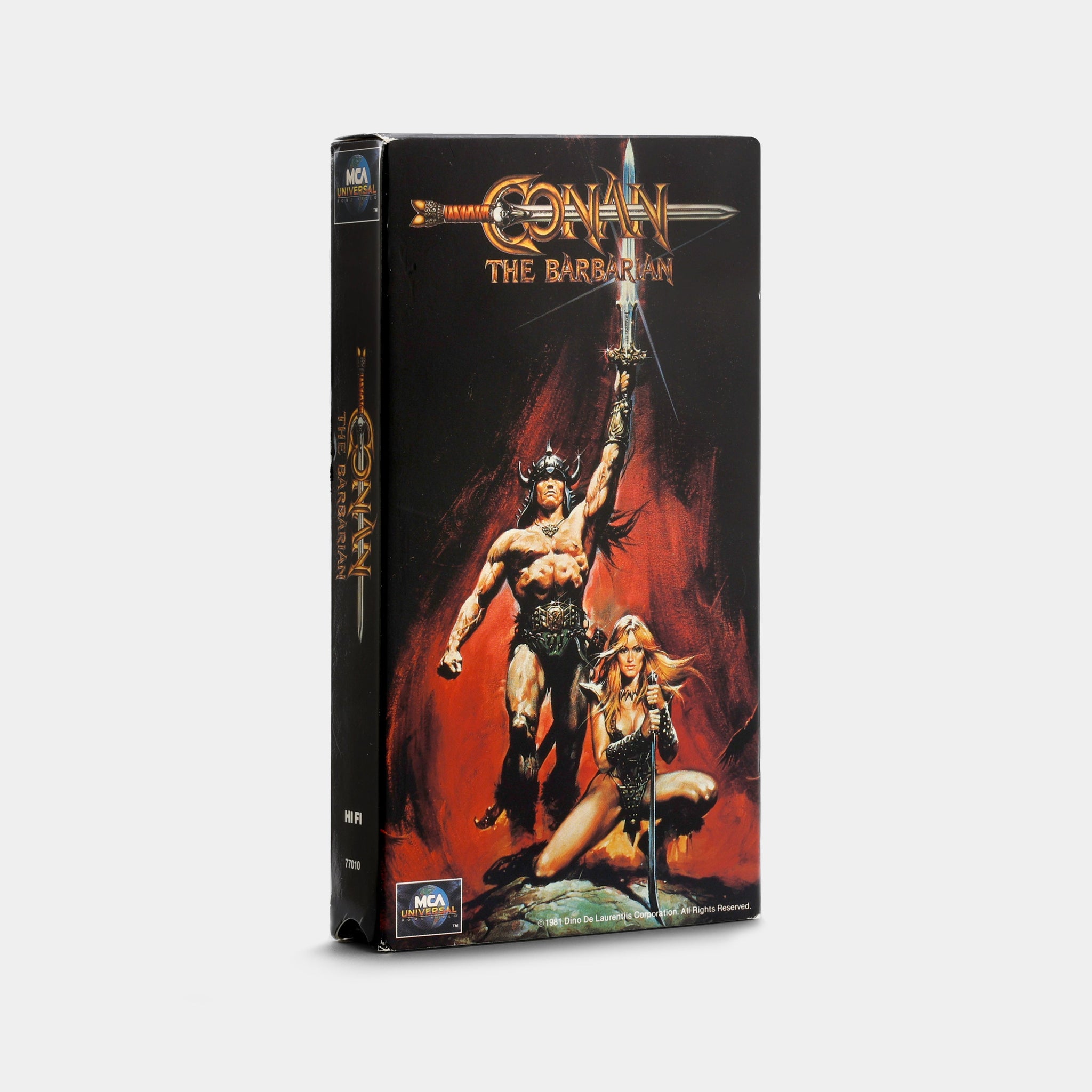 Conan the Barbarian VHS Tape