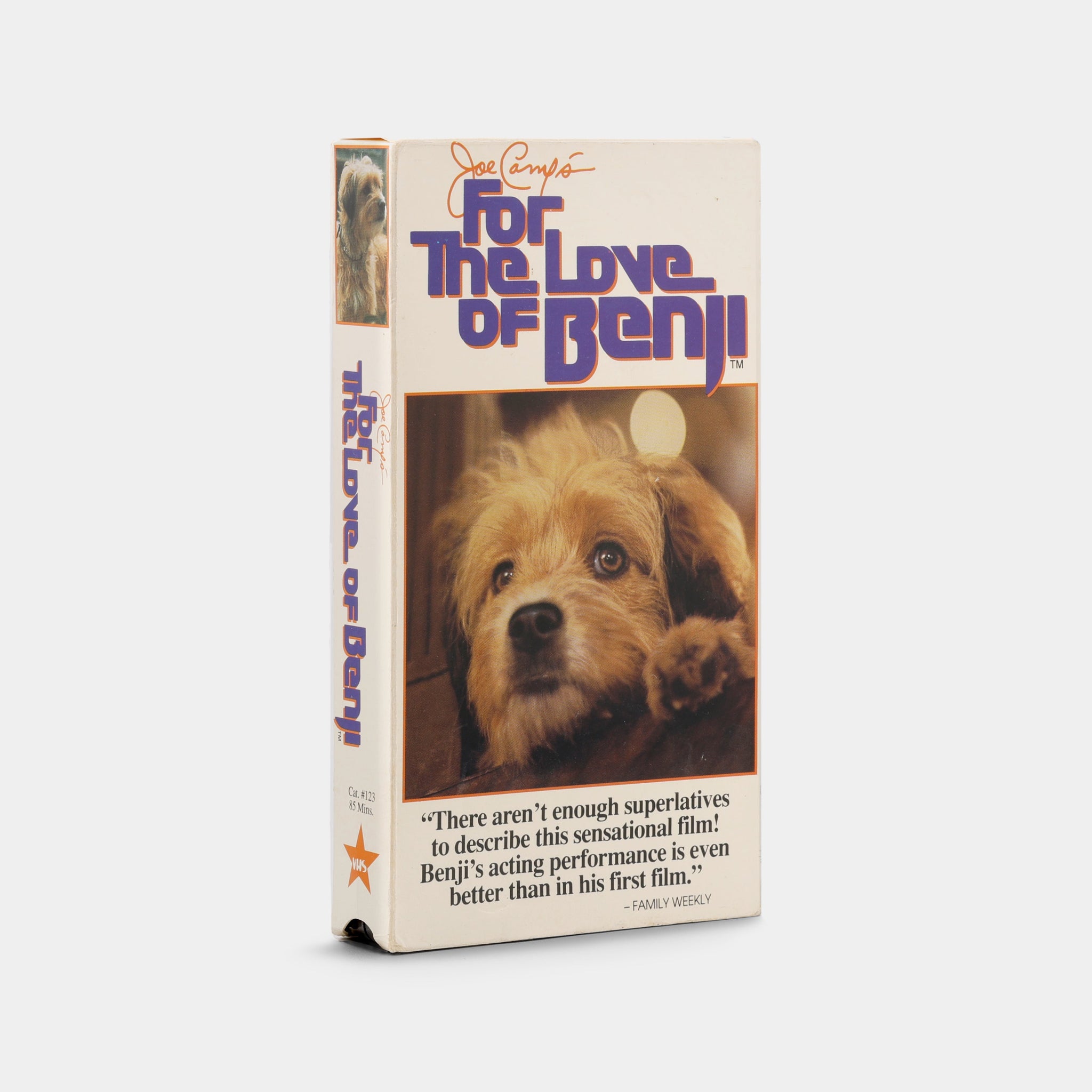 For the Love of Benji VHS Tape