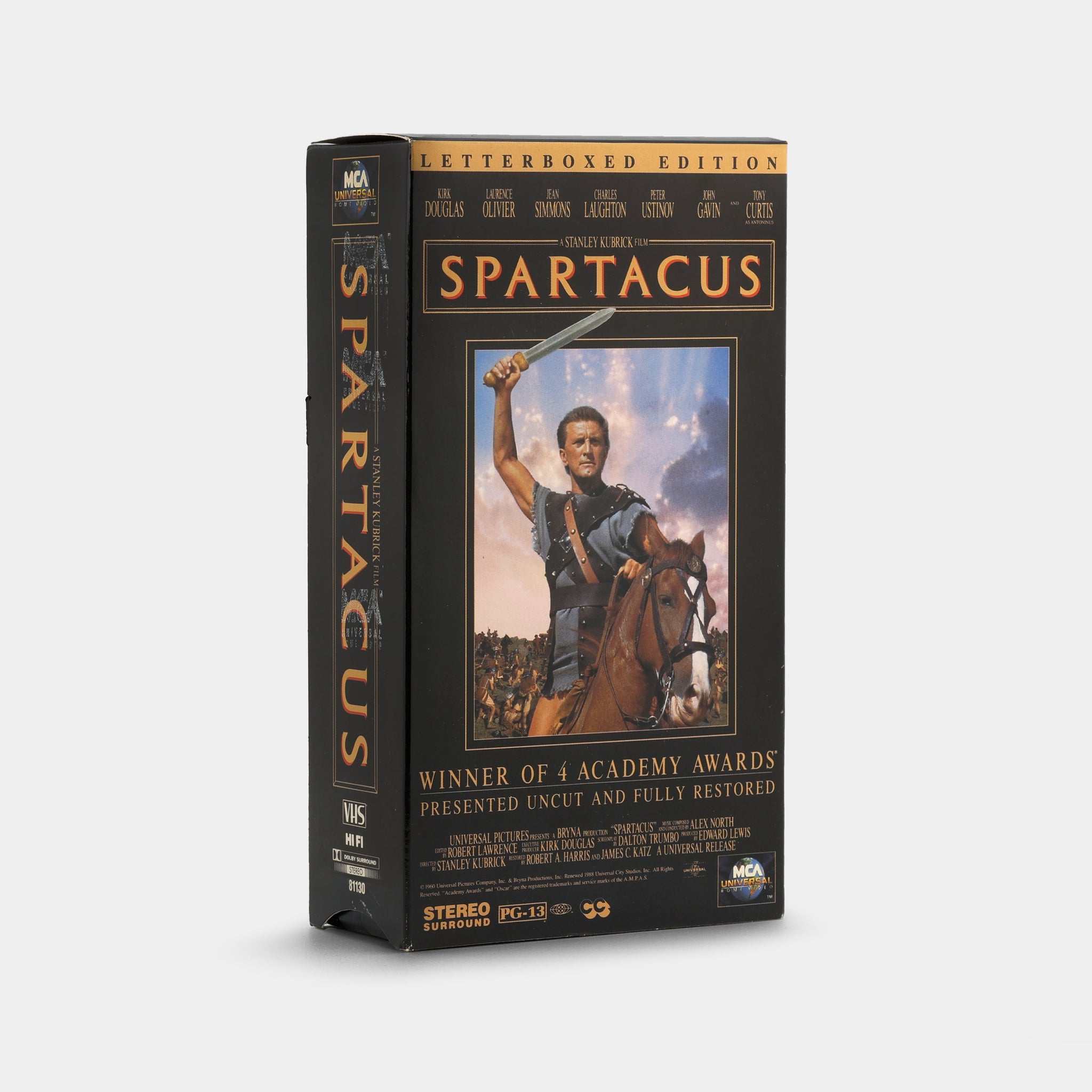Spartacus (Letterbox Edition) VHS Tape Set