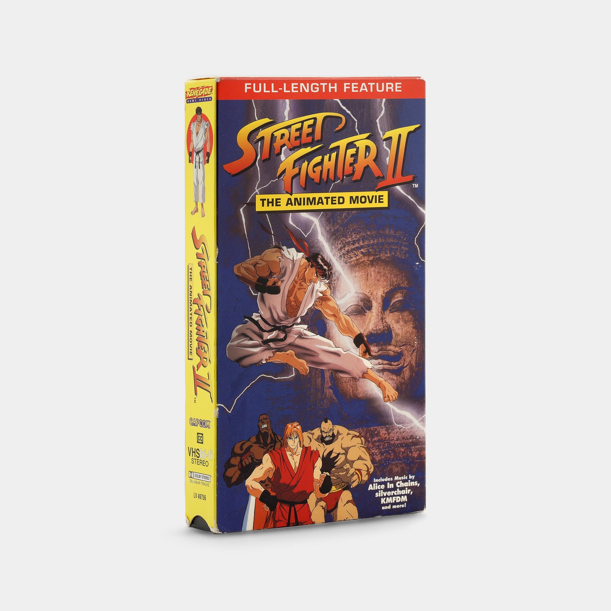 Street Fighter II: The Animated Movie VHS Tape