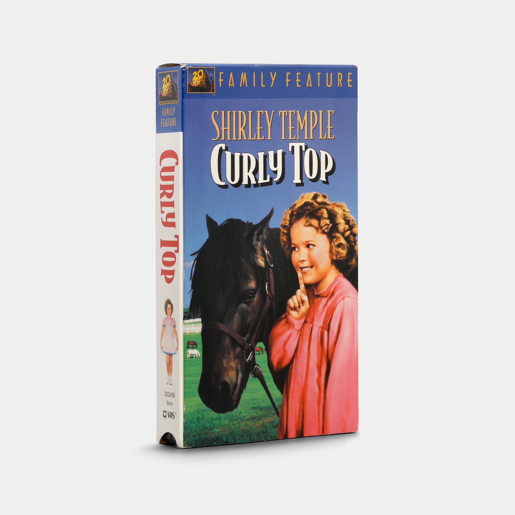 Curly Top VHS Tape