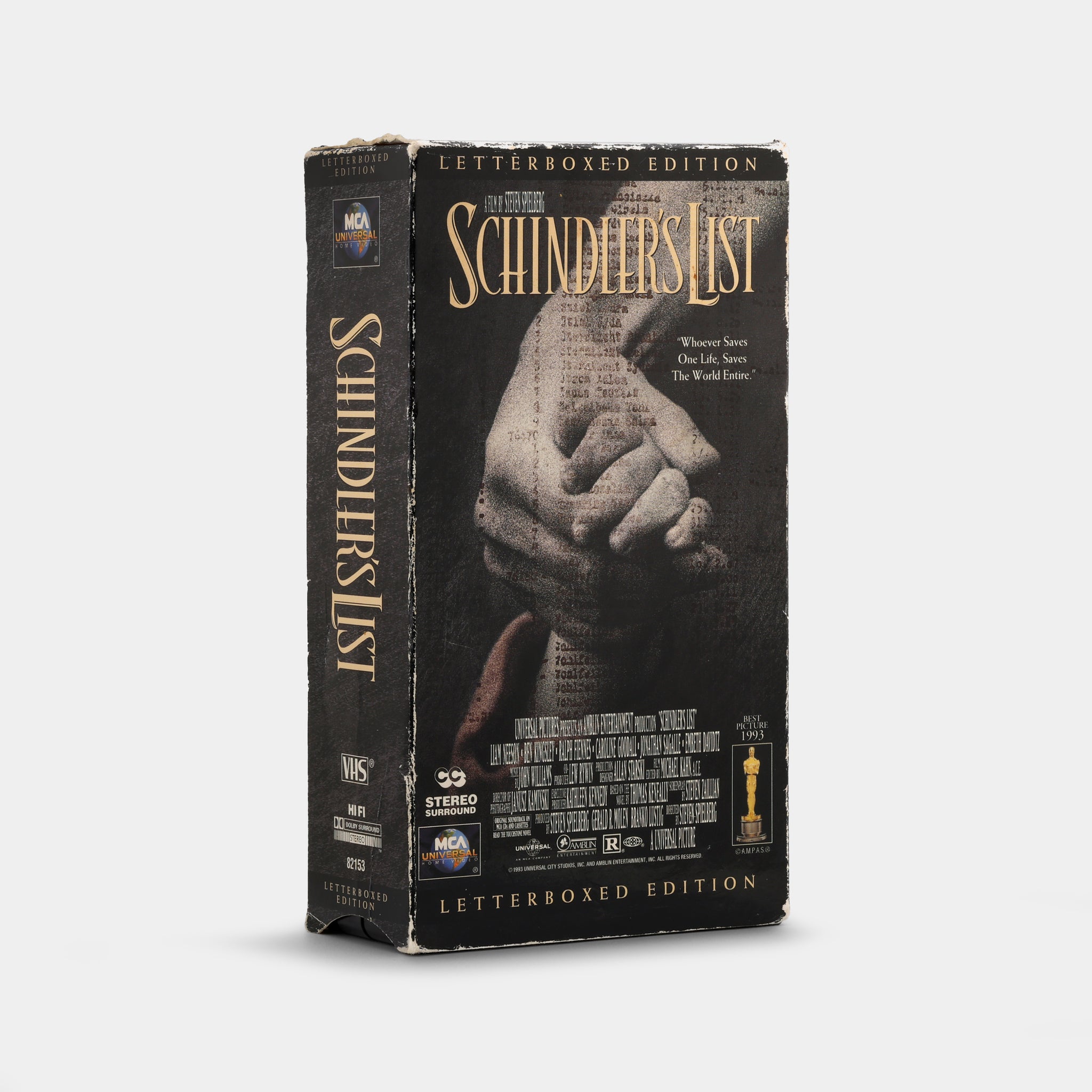 Schindler's List (Letterboxed Edition) VHS Tape