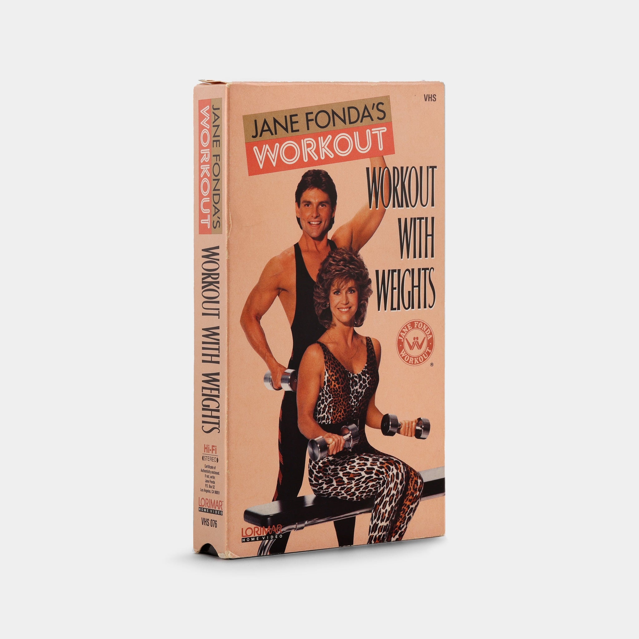 Jane Fonda's Workout with Weights VHS Tape