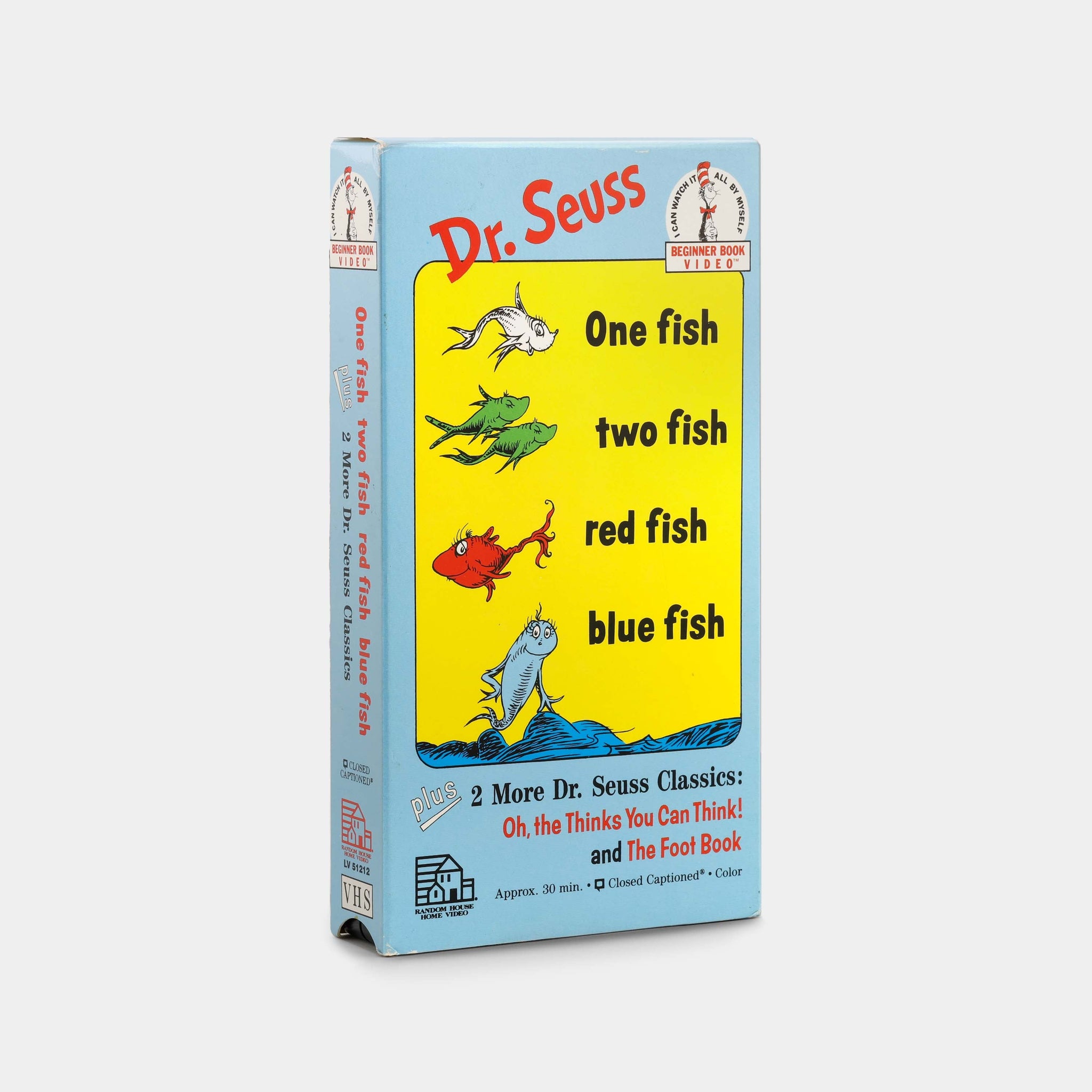Dr. Seuss: One Fish Two Fish Red Fish Blue Fish VHS Tape