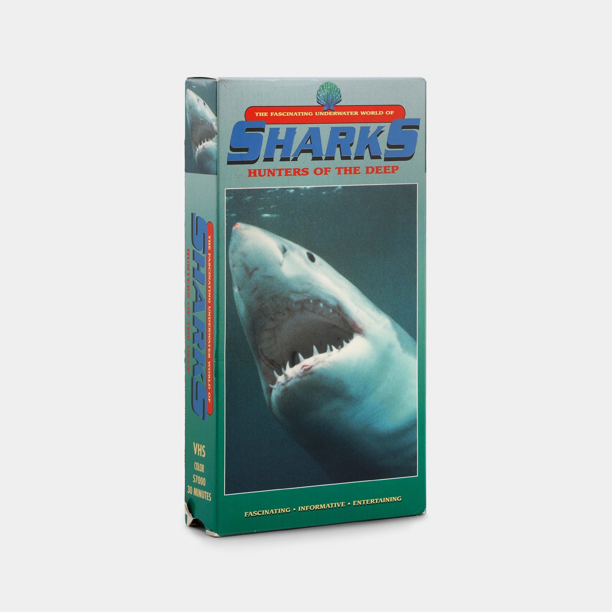 The Fascinating Underwater World of Sharks: Hunters of the Deep VHS Ta