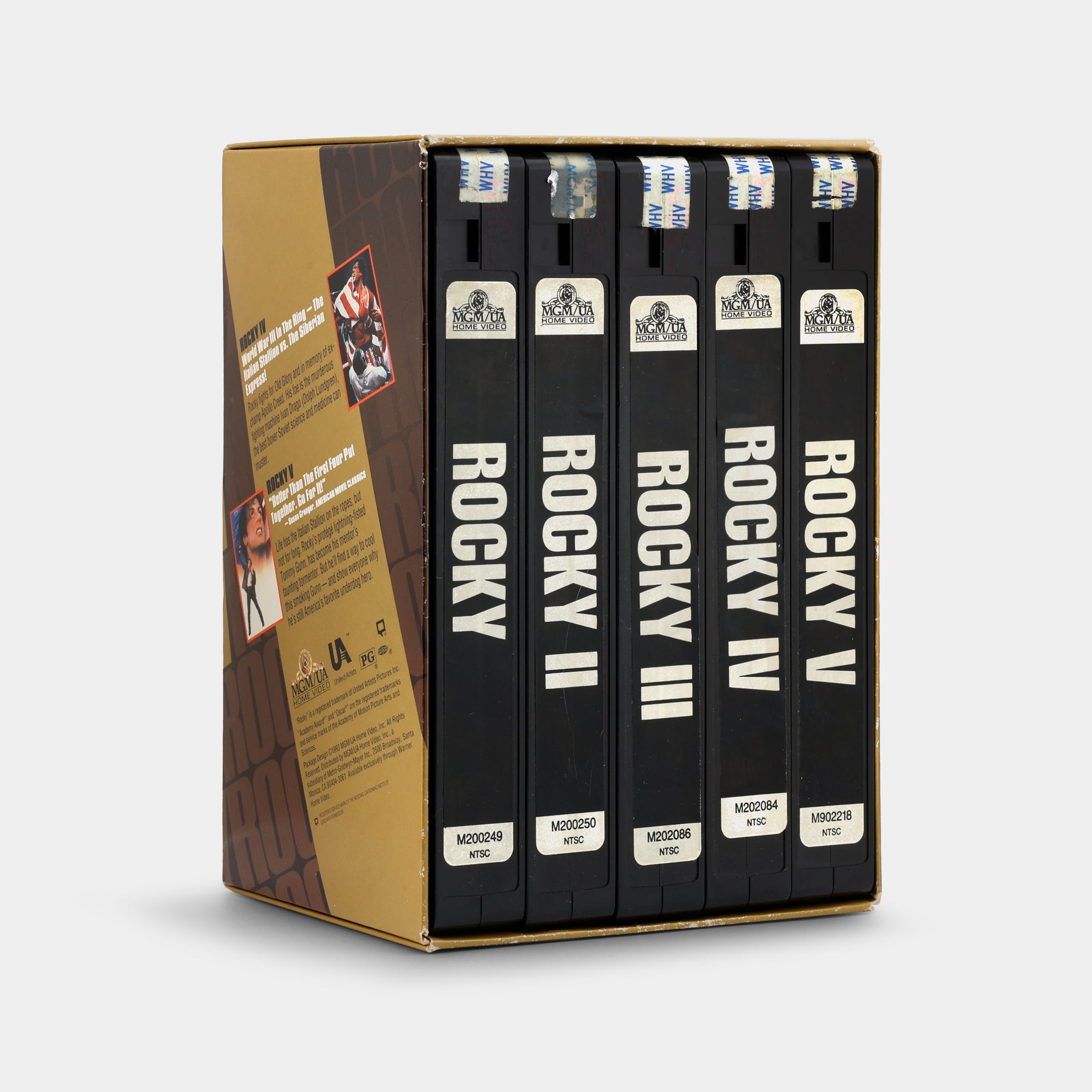 The Complete Rocky Collection VHS Tape Box Set