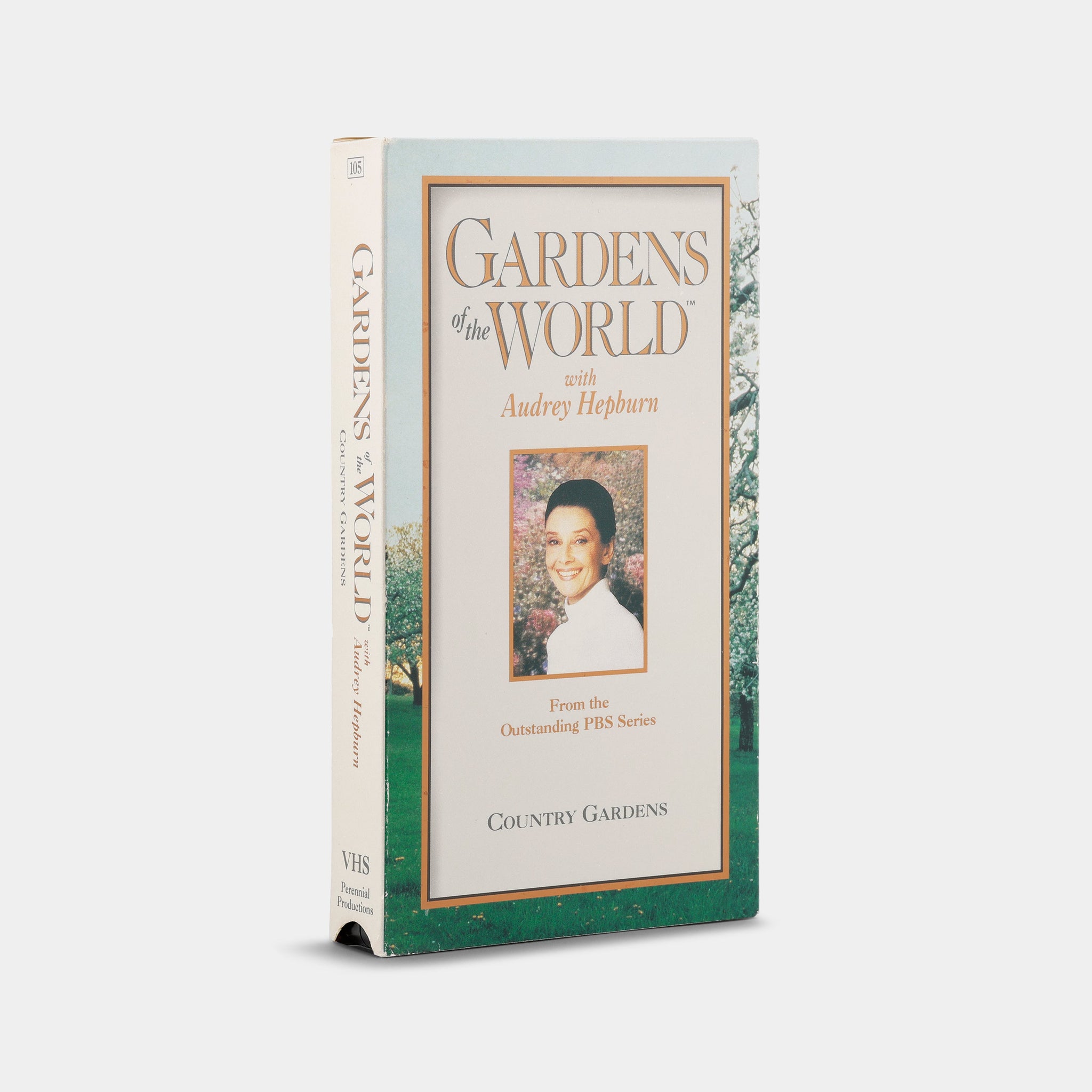Gardens of the World with Audrey Hepburn: Country Gardens VHS Tape