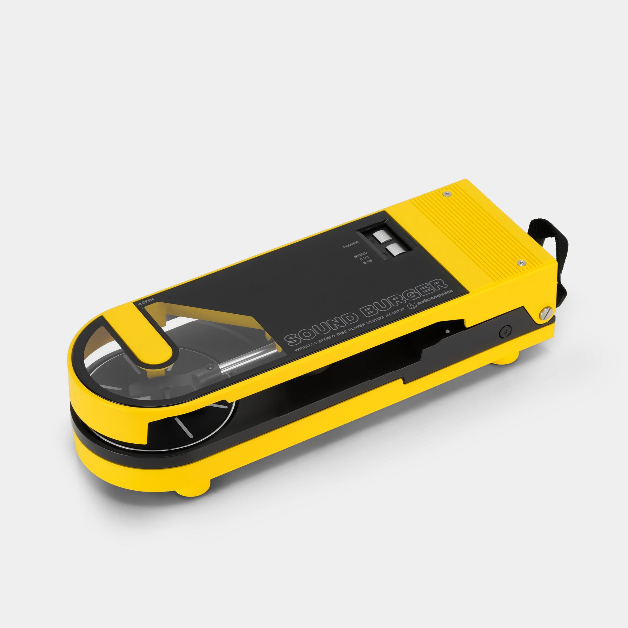 Audio-Technica AT-SB727-BK Sound Burger Compact Portable Turntable - Y