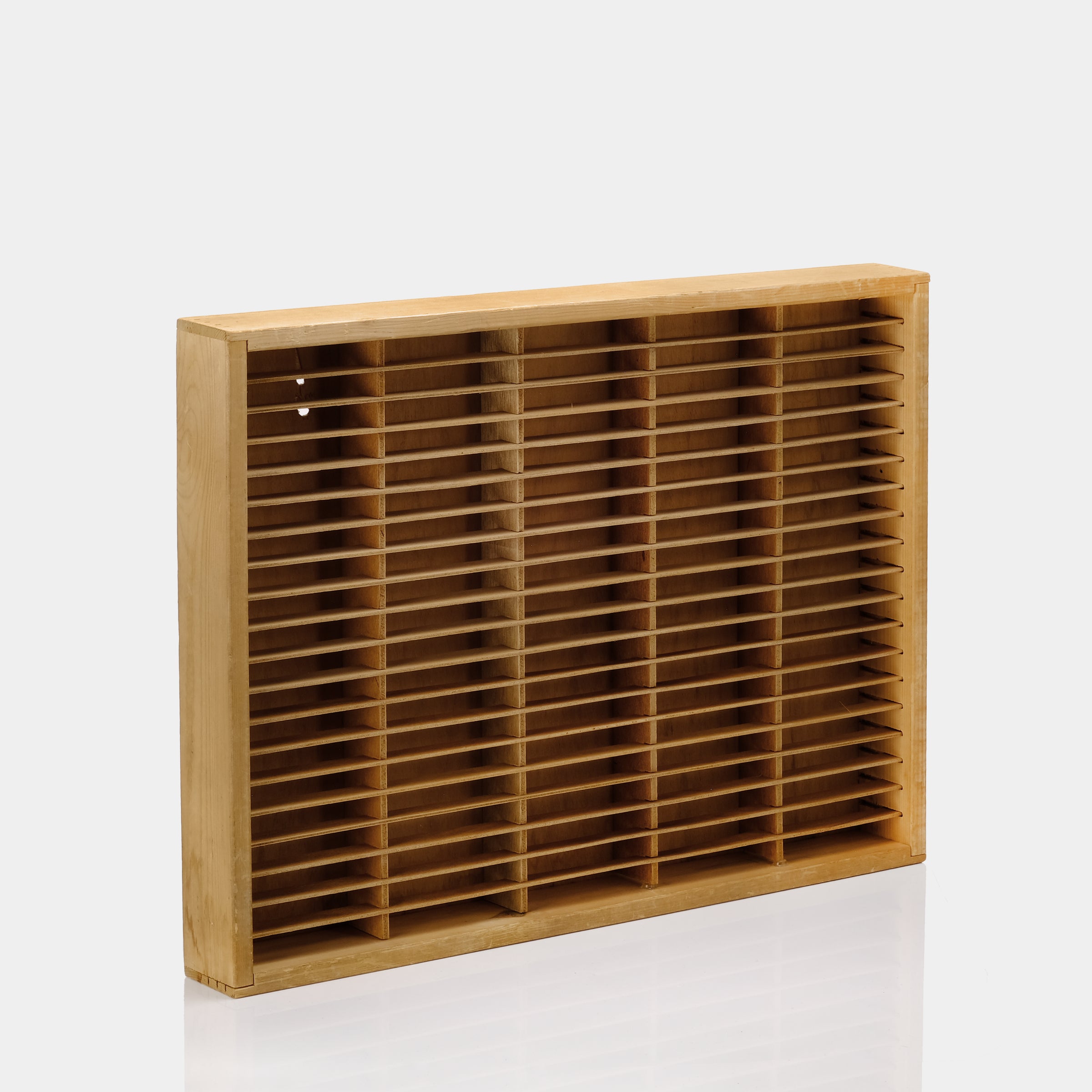Napa Valley Box Company Wood Cassette Storage for 100 Cassettes