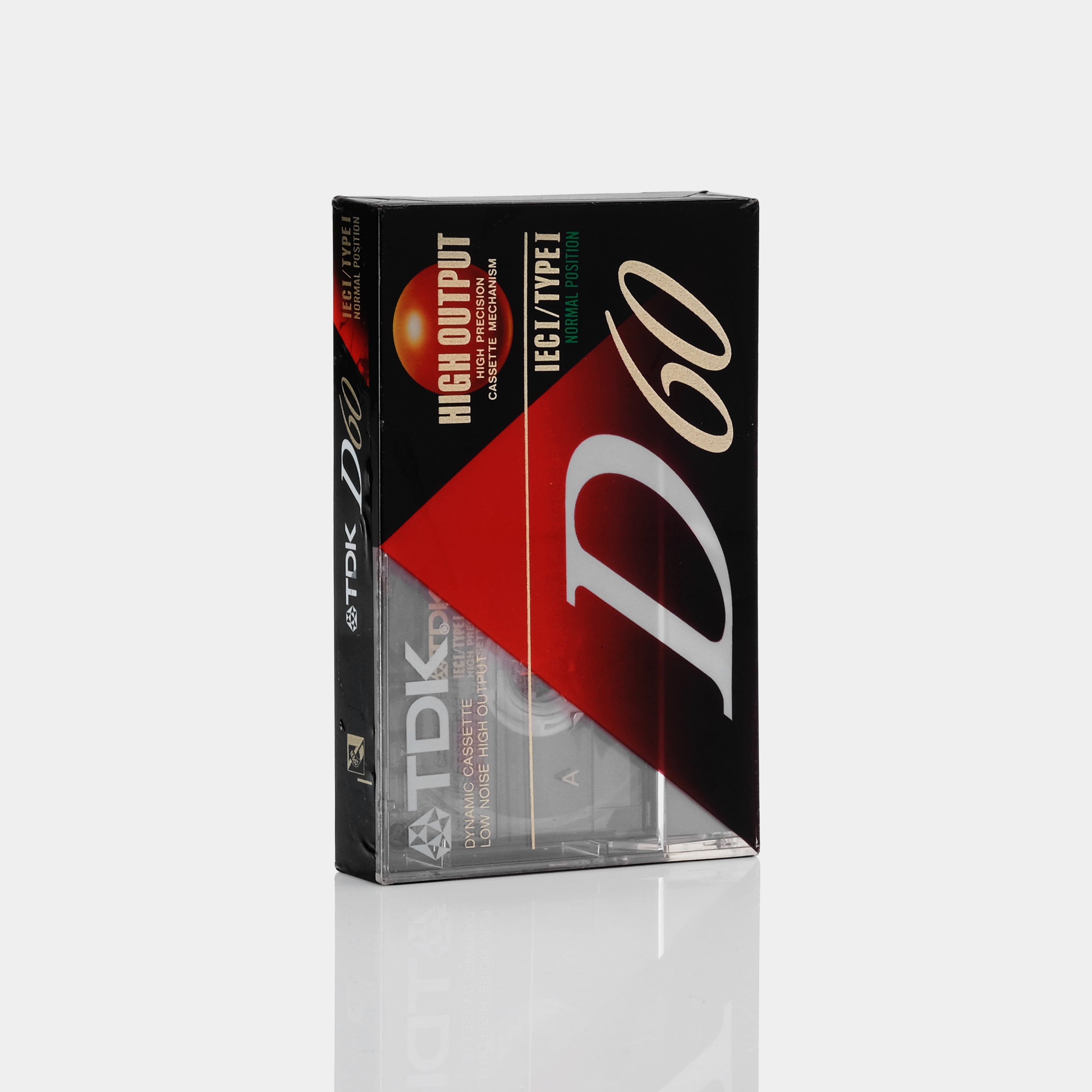 TDK D60 Type I Blank Recordable Cassette Tape