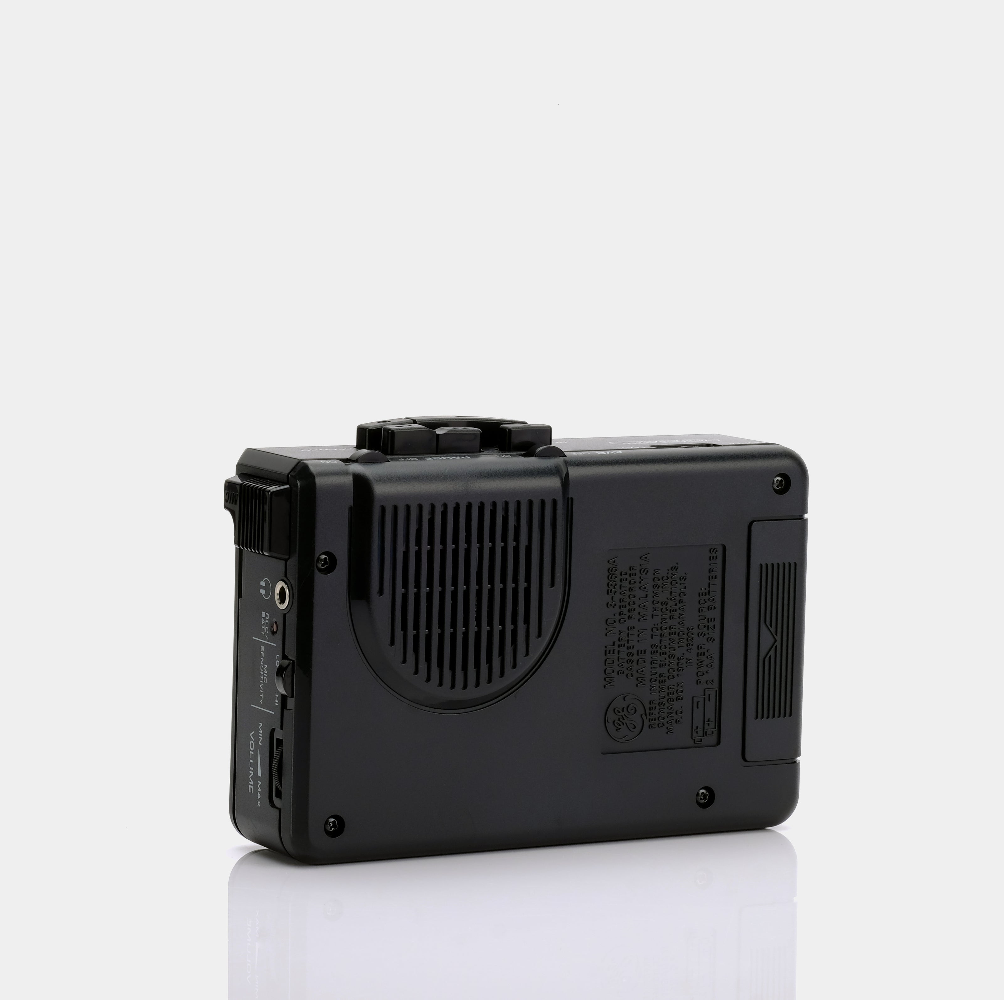 General Electric 3-5366A Portable Cassette Player/Recorder