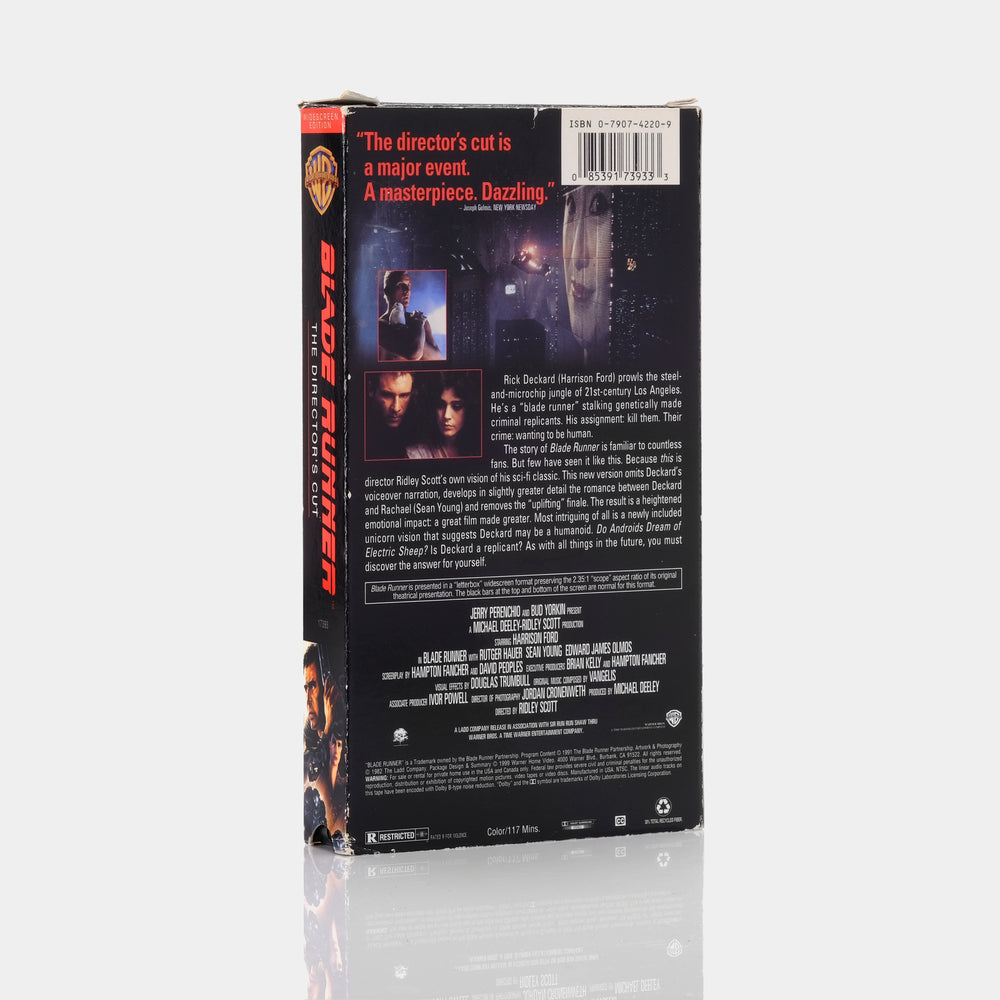 Blade Runner: The Director's Cut VHS Tape
