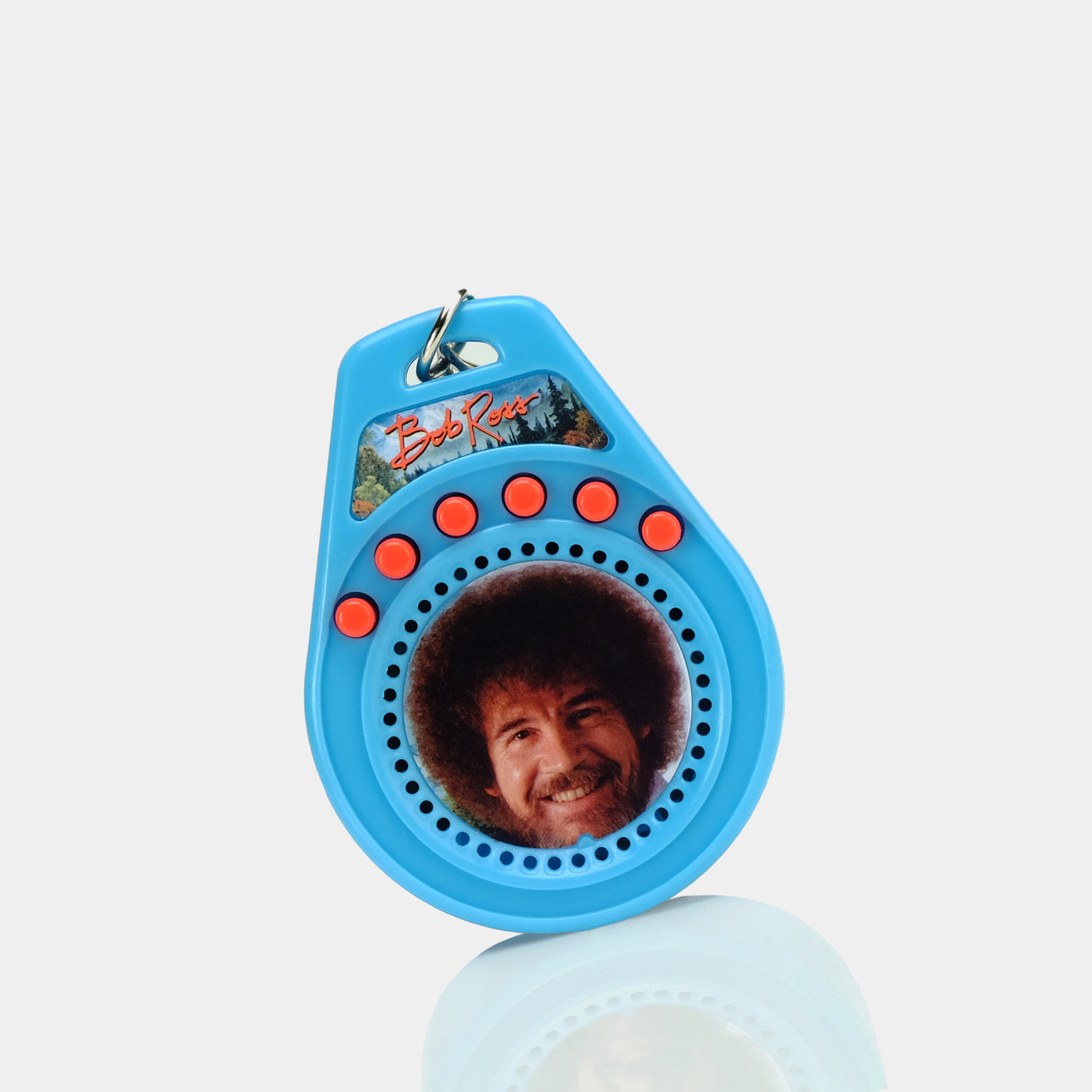 World's Coolest Bob Ross Talking Keychain