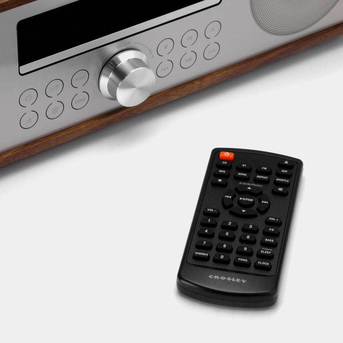 Crosley Fleetwood Walnut Radio CD Player