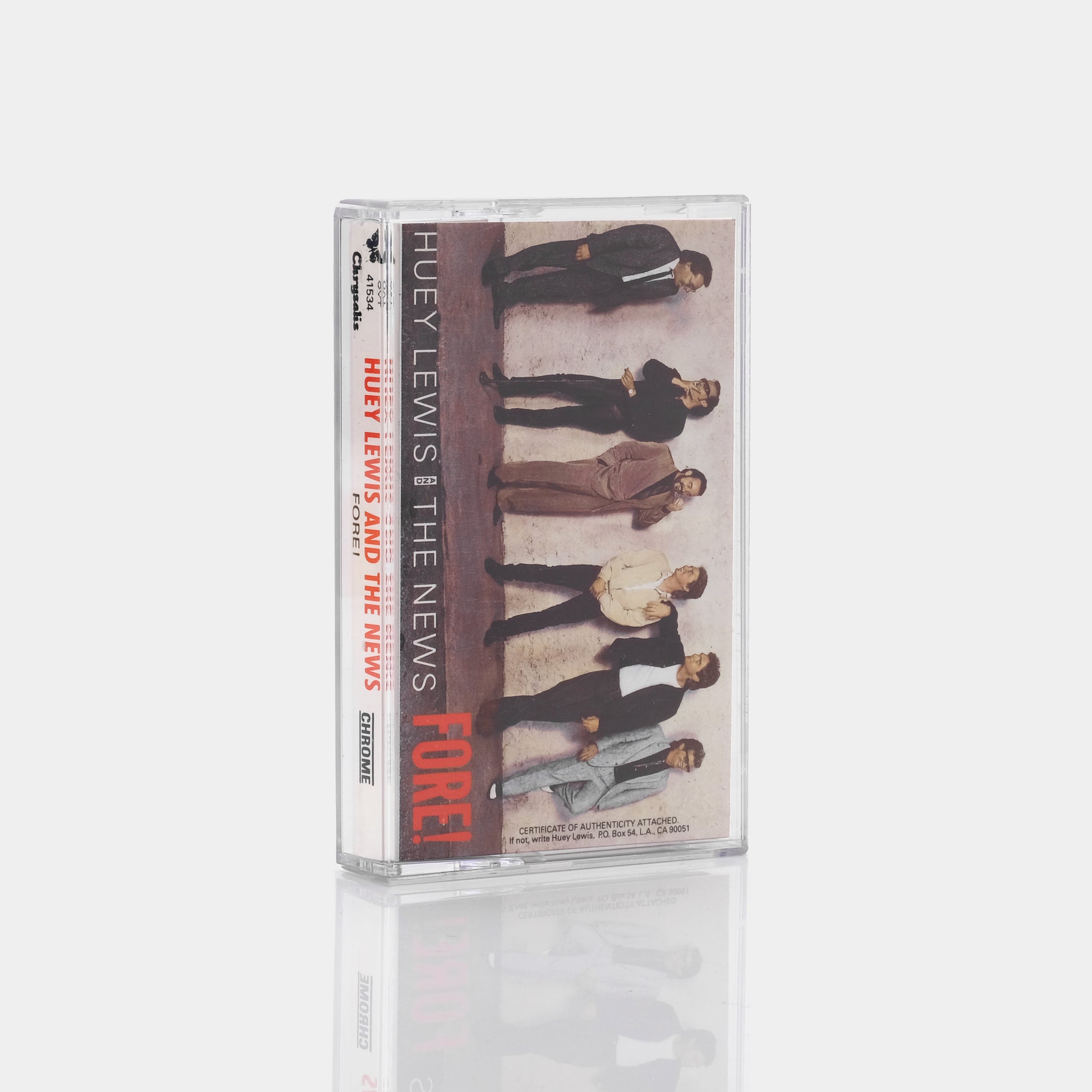 Huey Lewis And The News - Fore! Cassette Tape